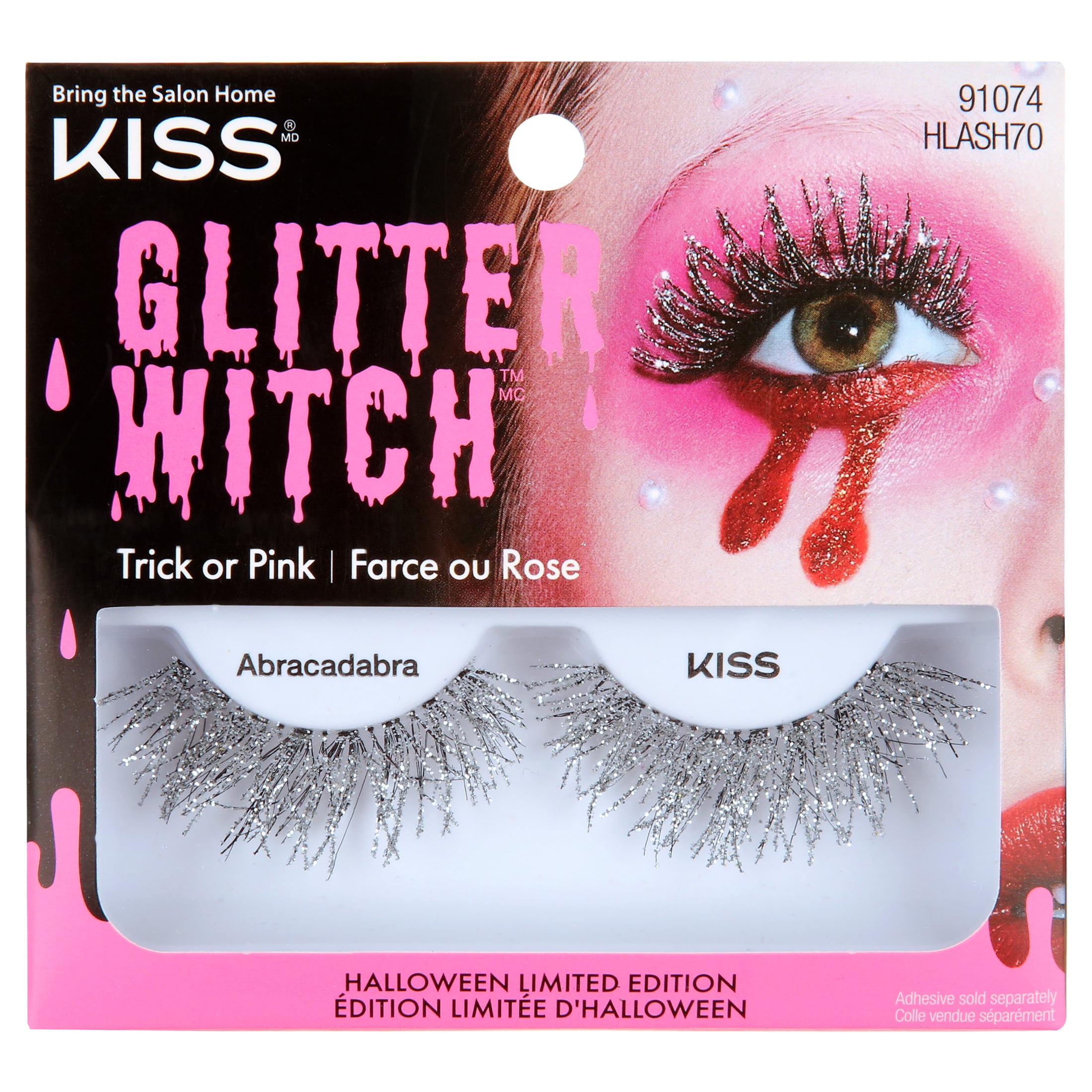 KISS Halloween Limited Edition Glitter Witch False Eyelashes, 1 Pair ...