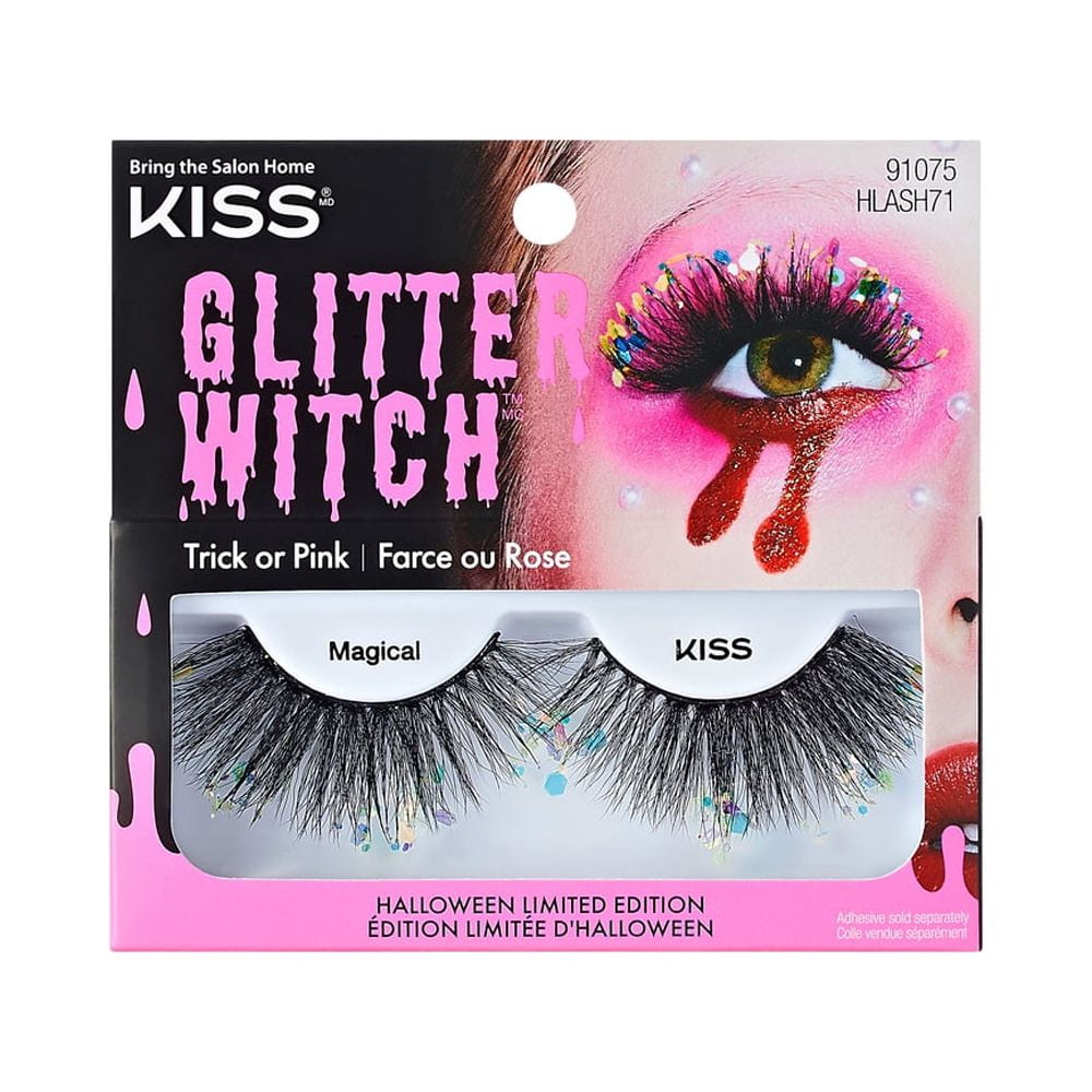 KISS Halloween Limited Edition Glitter Witch False Eyelashes, 1 Pair ...