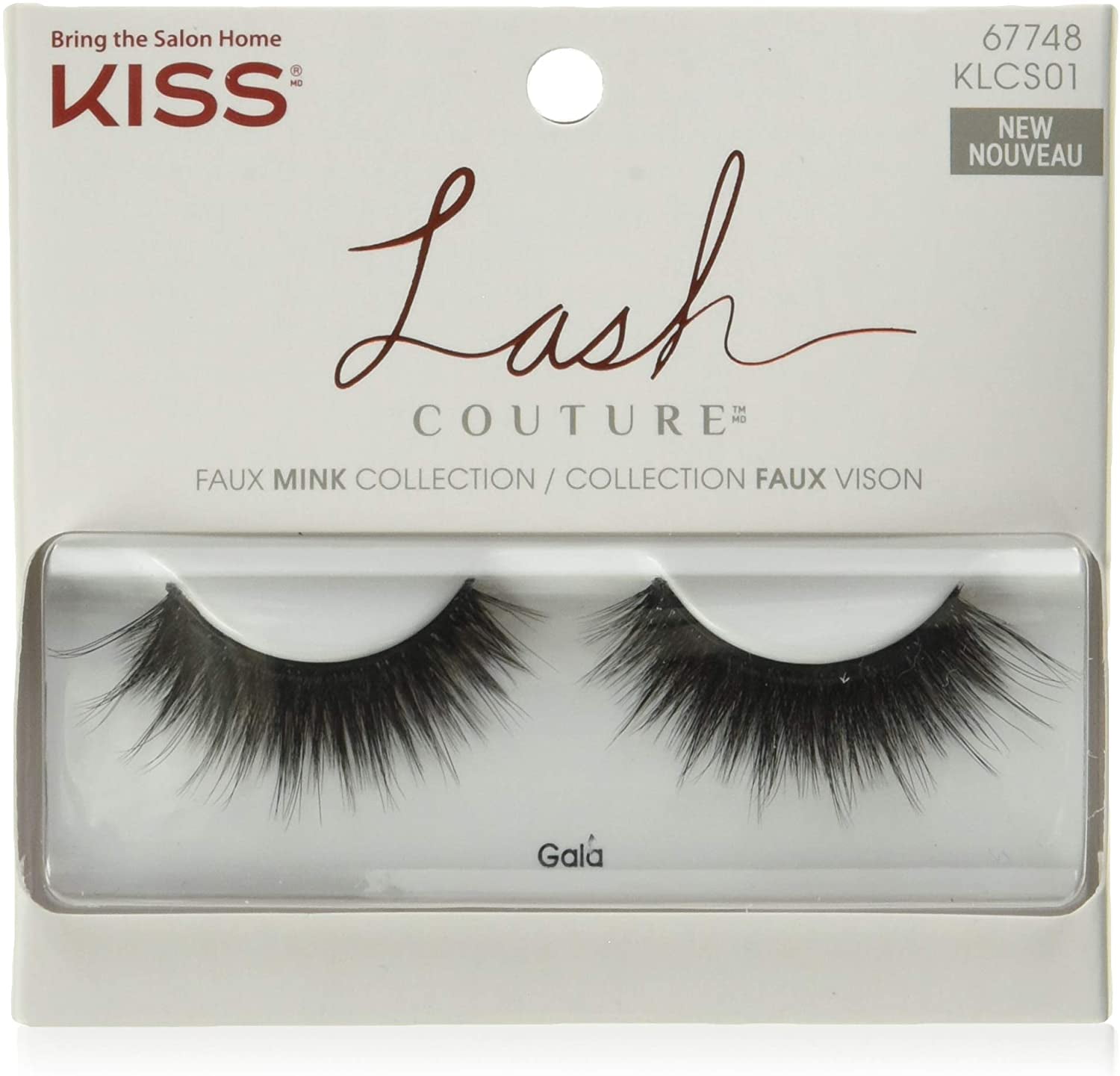 KISS Lash Couture Faux Mink Eyelashes, Gala (1 Pack) - Walmart.com
