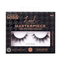 KISS Lash Couture Matte Black Faux Mink Eyelashes Multipack, Matte ...