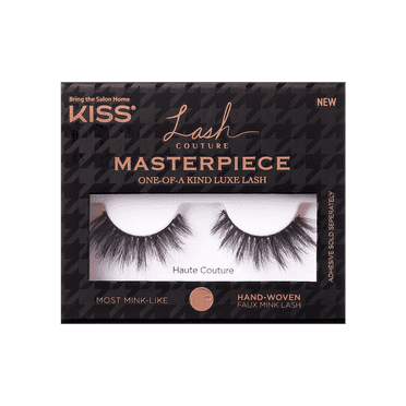 KISS Lash Couture Matte Black Faux Mink Eyelashes Multipack, Matte ...