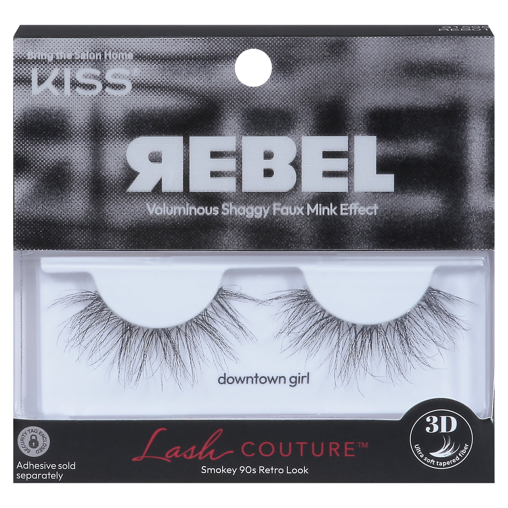 KISS Lash Couture Rebel, False Eyelashes, Downtown Girl, 14 mm, 1 Pair - Walmart.com