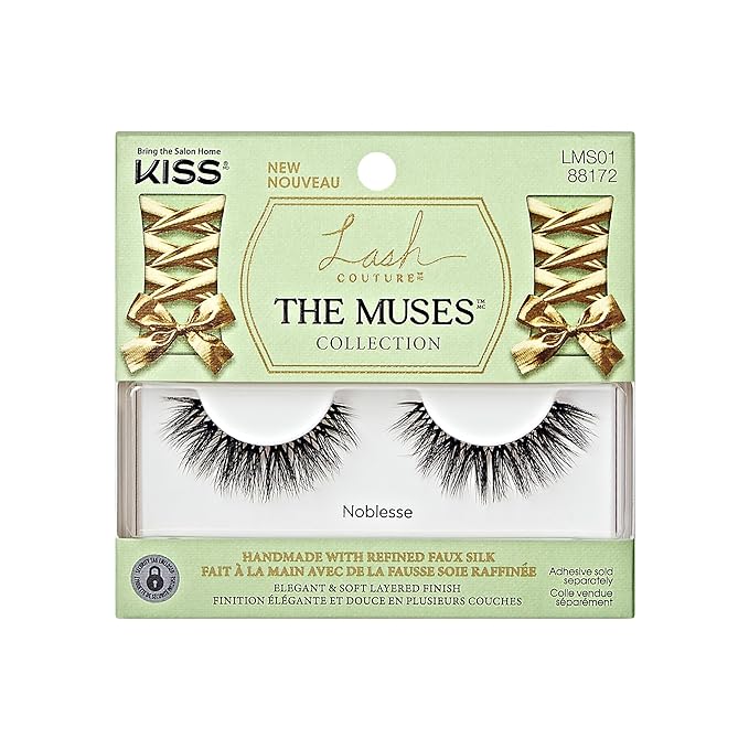 KISS Lash Couture The Muses Collection False Eyelashes 12 mm, Reusable ...