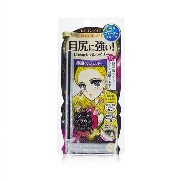 Kiss Me Long Stay Sharp Gel Liner, Super Waterproof, Brown 0.07g ...
