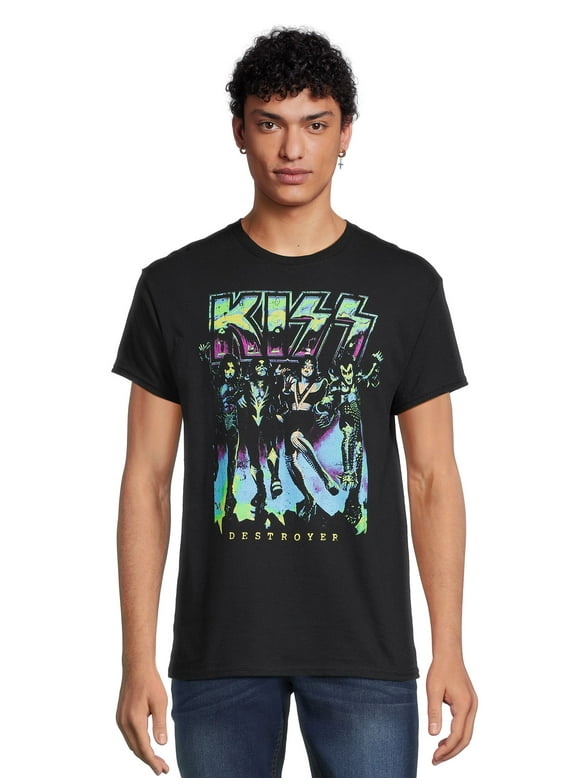 KISS Tees in Music & Band Tees - Walmart.com