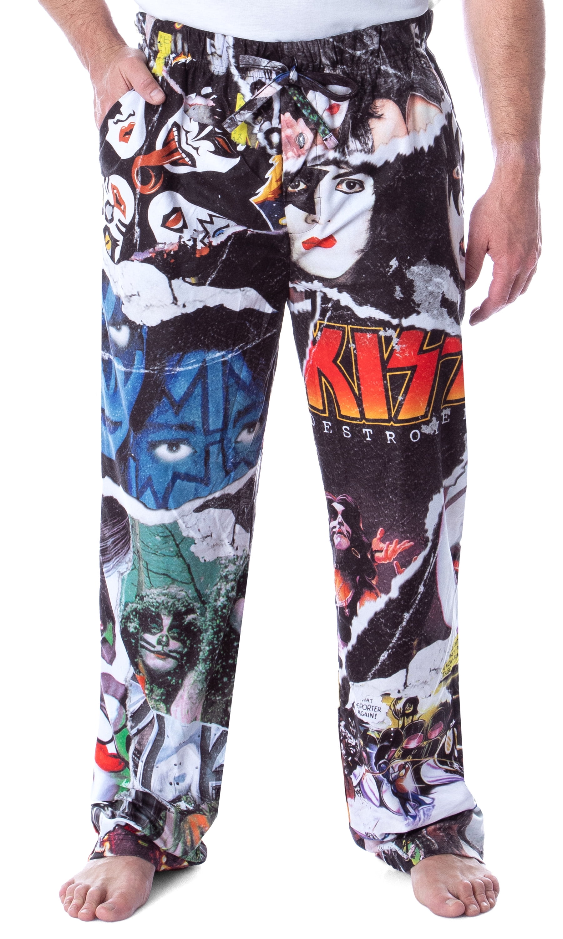 KISS Mens Rock Band Magazine Rip Collage Adult Nepal | Ubuy
