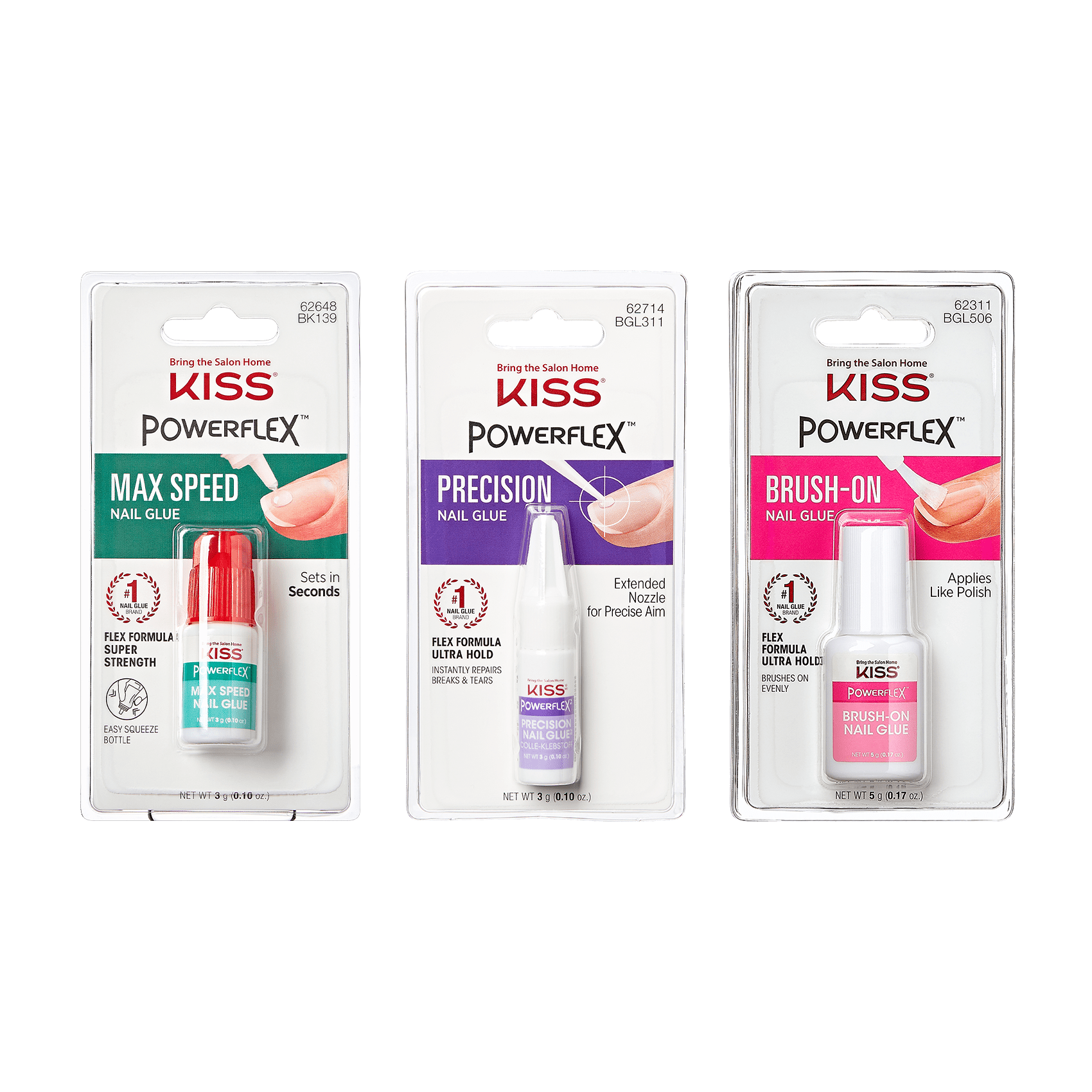 KISS PowerFlex Ultra-Hold Super Strength Instant Bond Flex Formula Nail ...