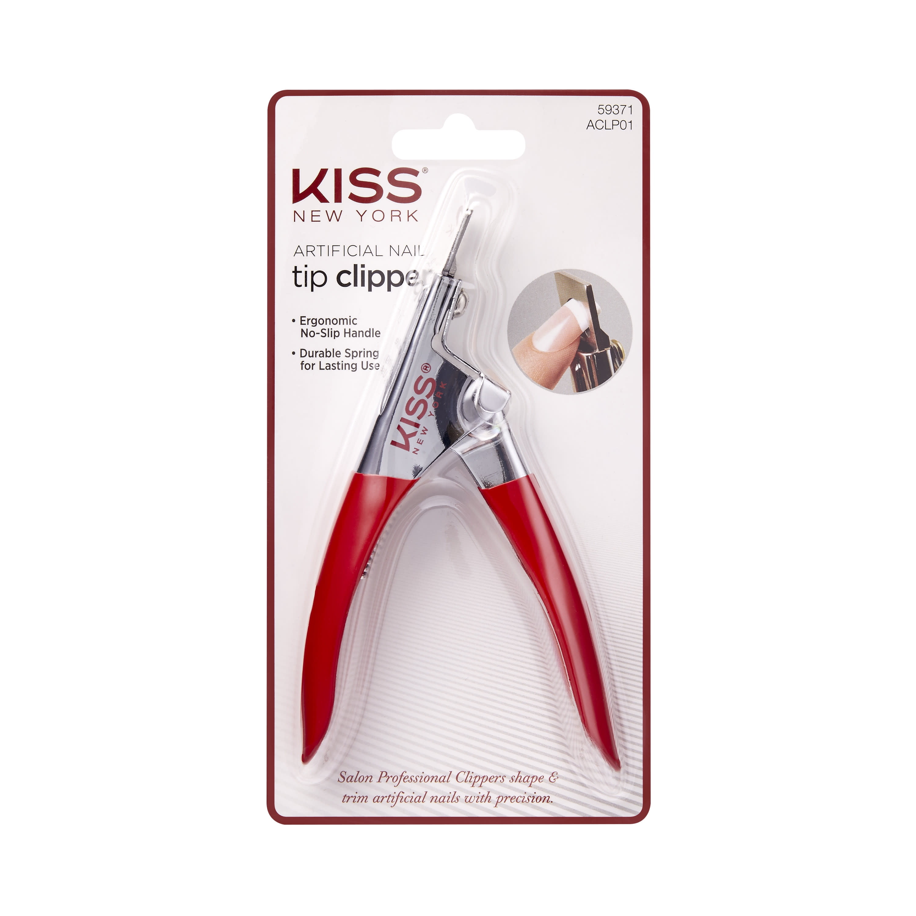 KISS Professional Stainless Steel Artificial Acrylic Nail Tip Clipper ...