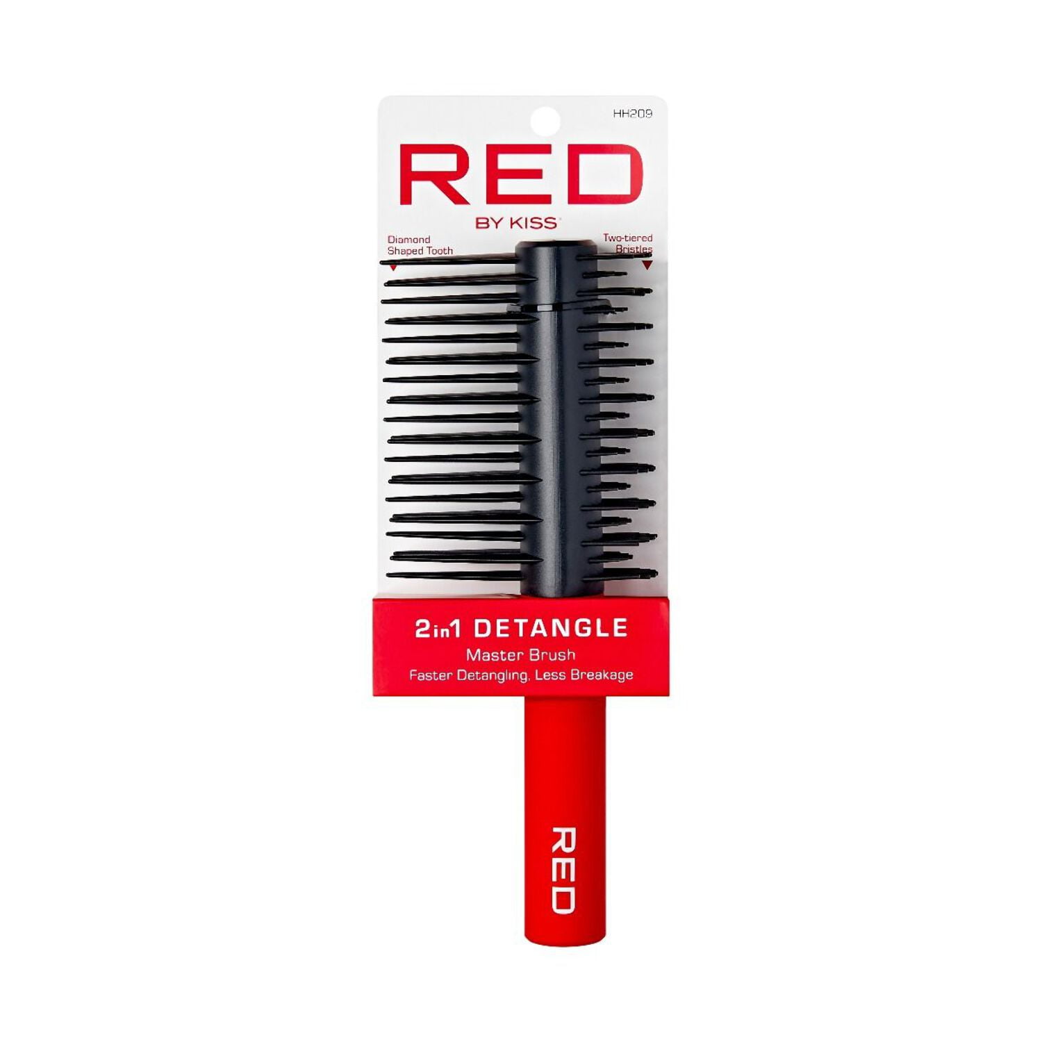 KISS - RED 2 IN 1 DETANGLE MASTER - Walmart.com