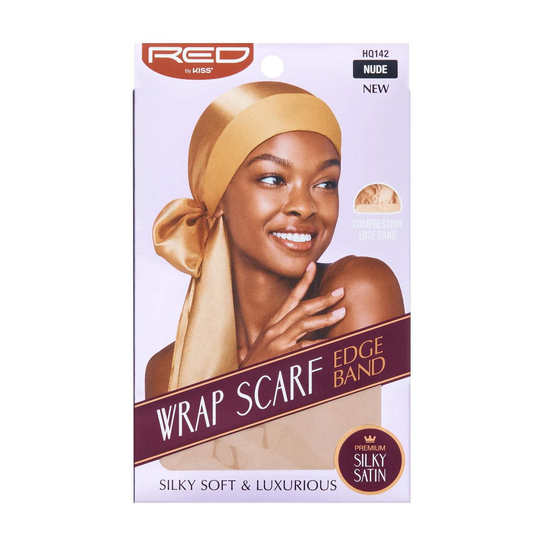 KISS - RED EDGE BAND WRAP SCARF NUDE - Walmart.com