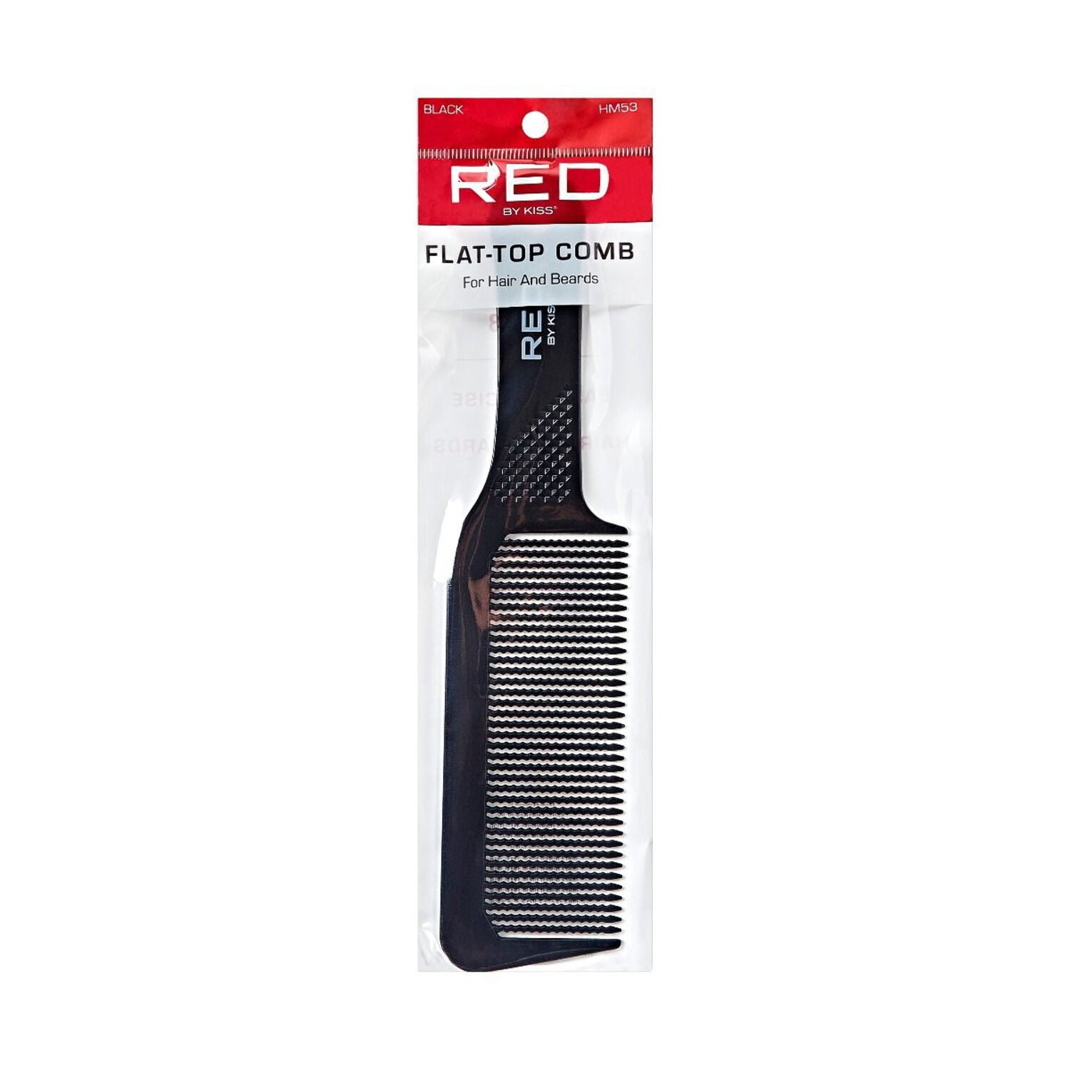 Red by Kiss Flat Top Comb Black #Cmb13 - Walmart.com