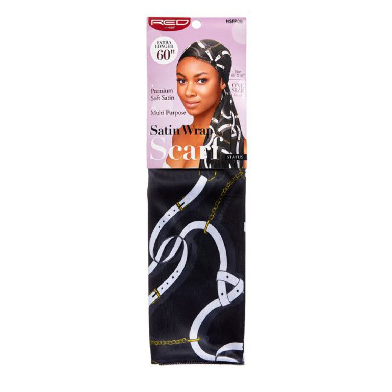 Red by Kiss Satin Wrap Scarf Extra Long 60" HSFP - Walmart.com