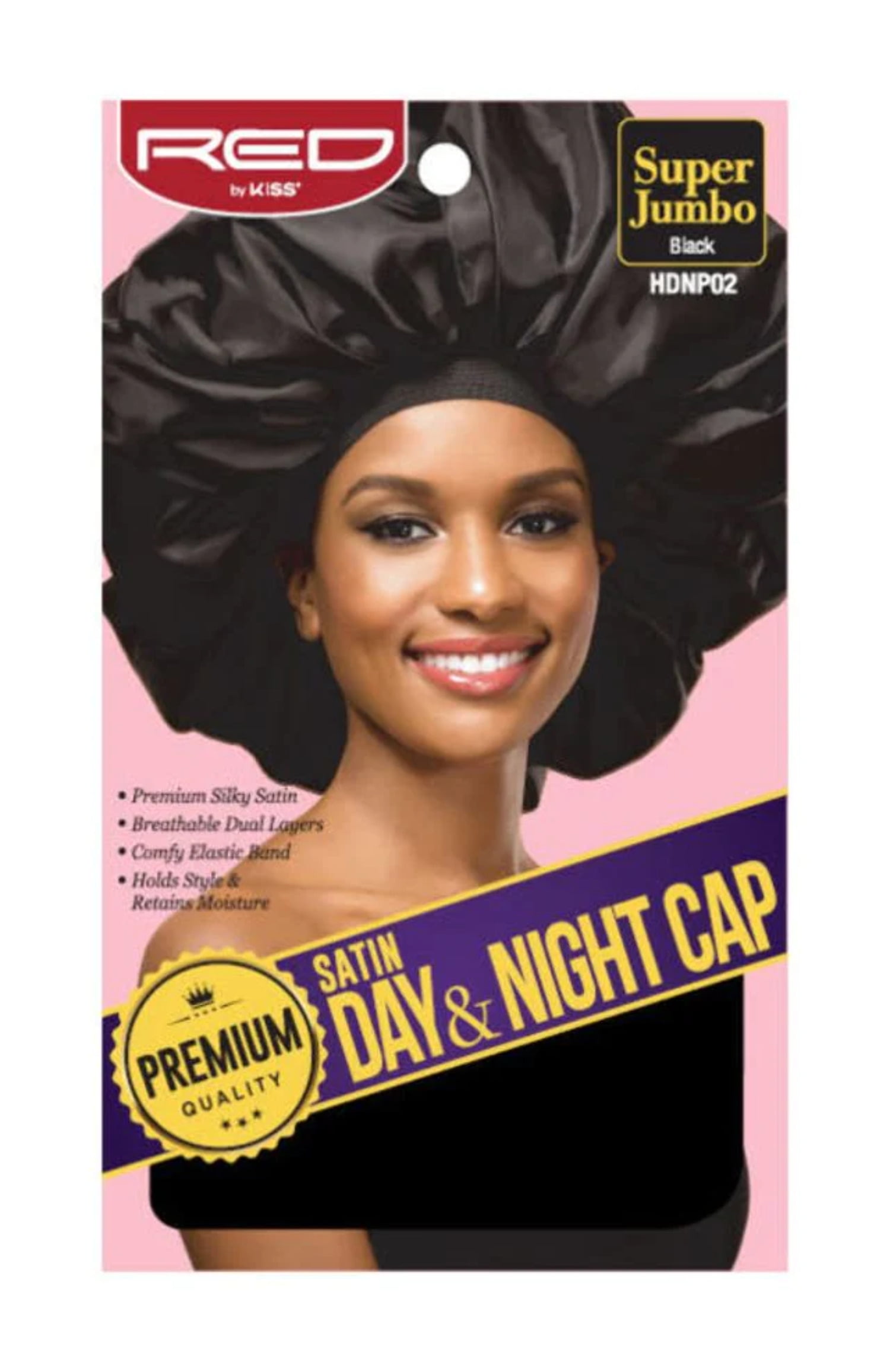 KISS - RED SATIN DAYNIGHT CAP (BLACKSUPER JUMBO) - Walmart.com