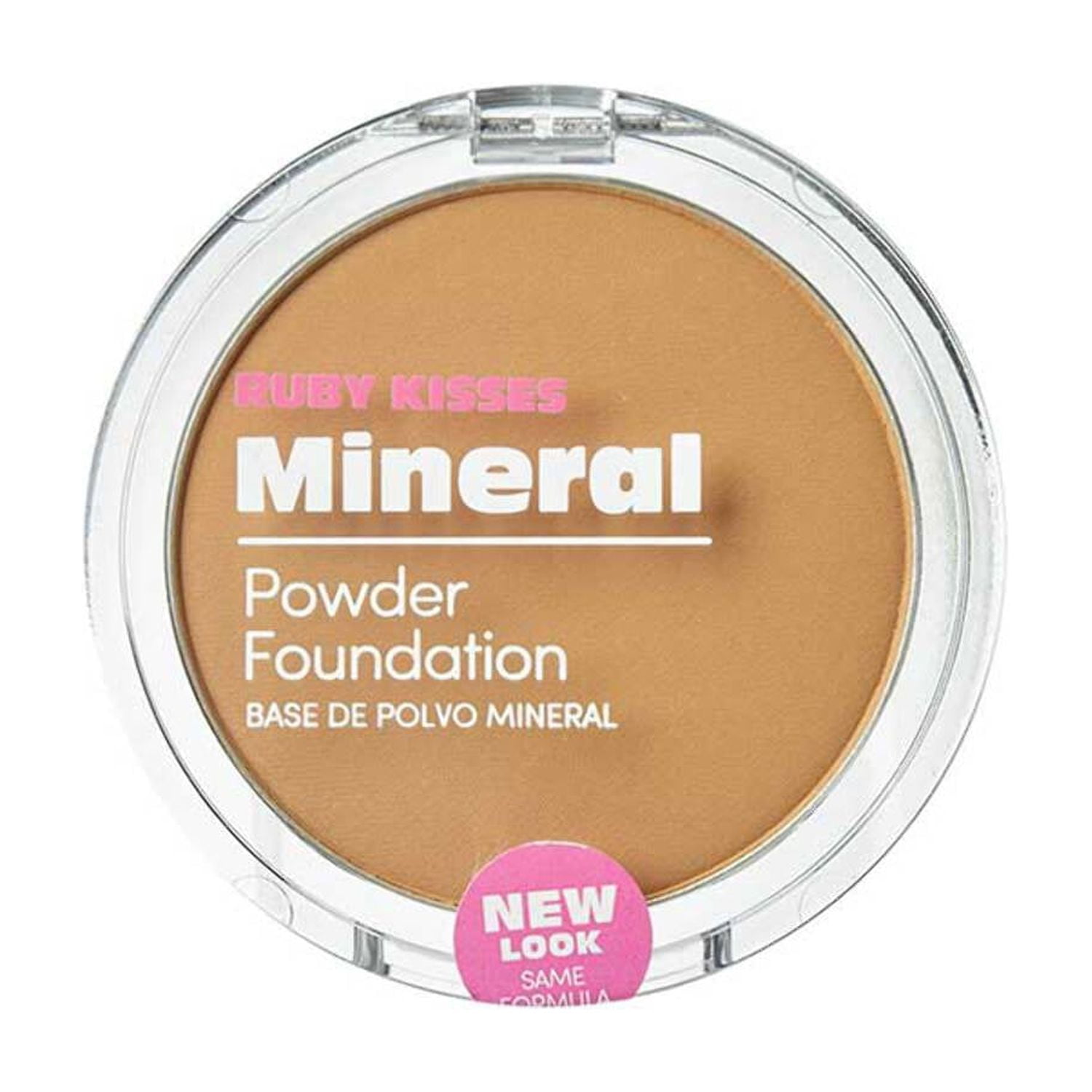 Ruby Kisses Mineral Pressed Powder Foundation, Medium to Full Coverage ...
