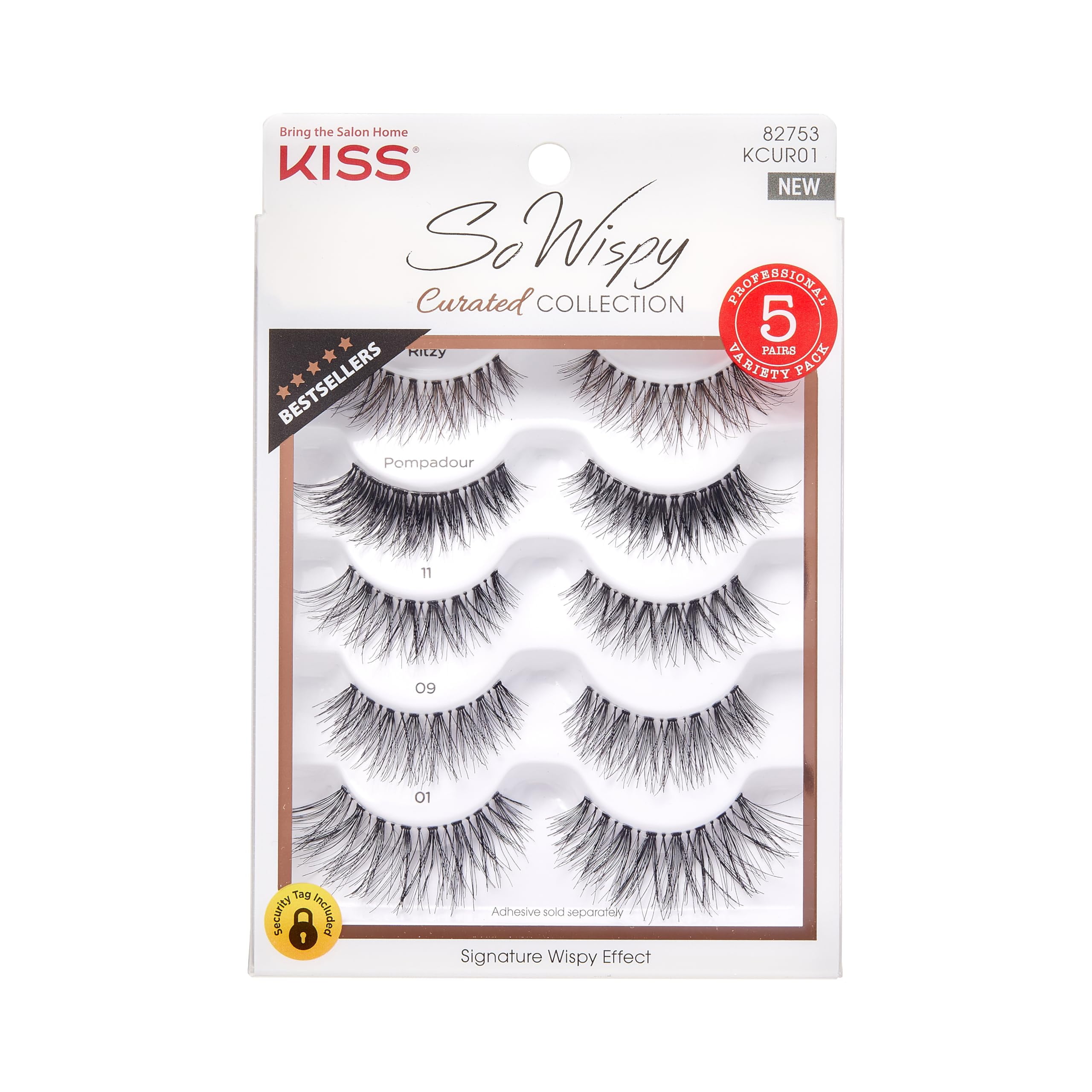 KISS So Wispy Curated Collection of Bestselling False Eyelash Styles ...