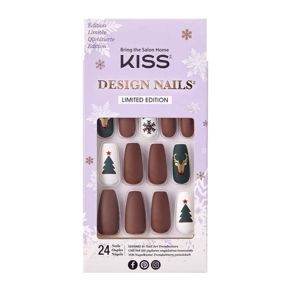 Kiss Glue On Nails Christmas