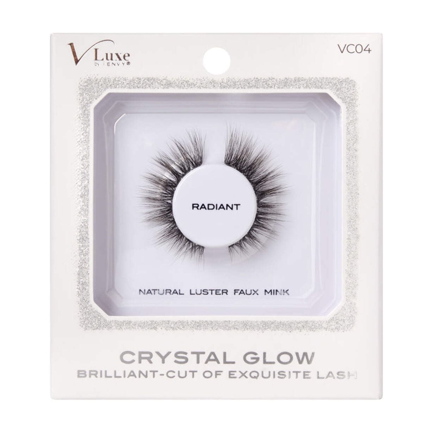 i•ENVY Crystal Glow False Eyelashes, Natural Luster Faux Mink Fake Eye ...