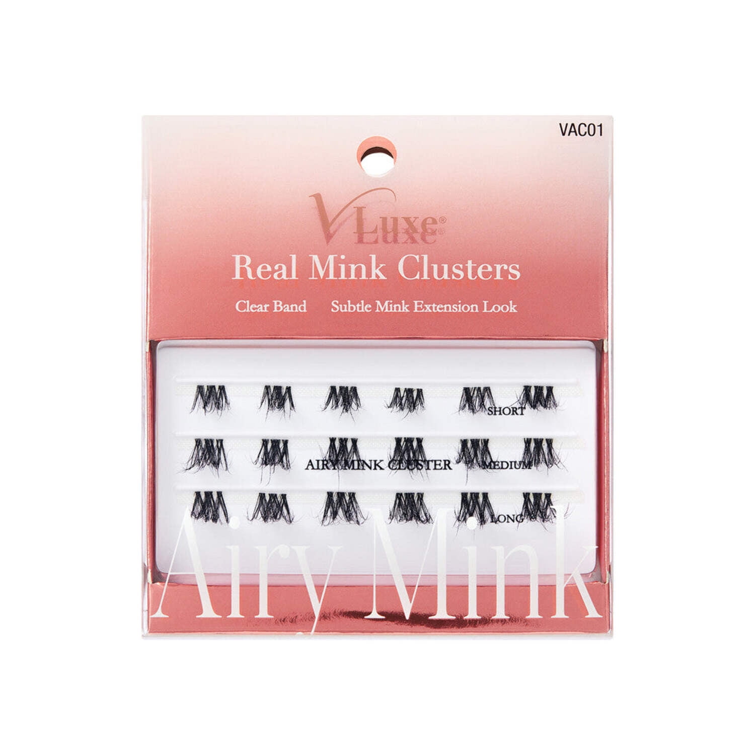 KISS - VLE AIRY MINK CLUSTERS EYELASHES 01 - Walmart.com