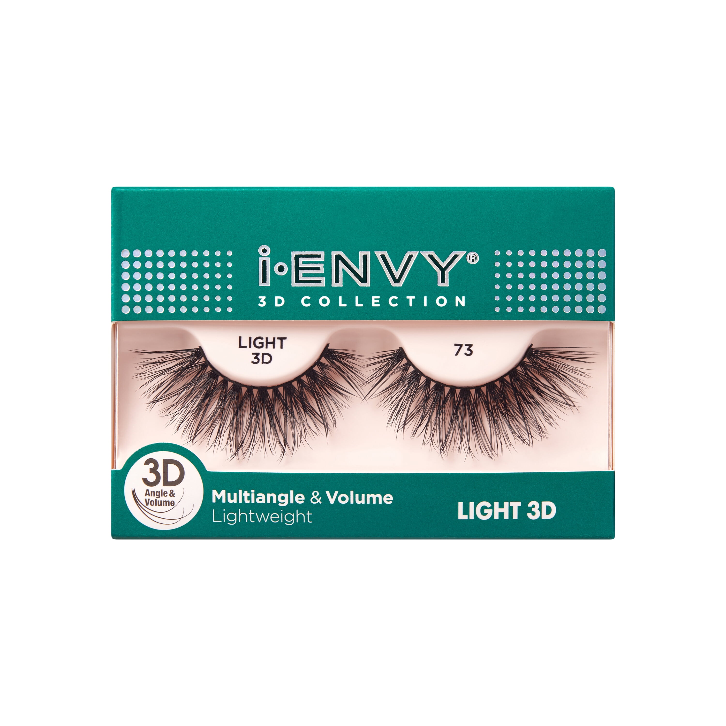 KISS i-ENVY 3D Collection Light False Eyelashes, 'Style 73', 1 Pair - Walmart.com