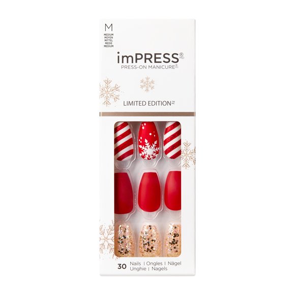Christmas Impress Nails