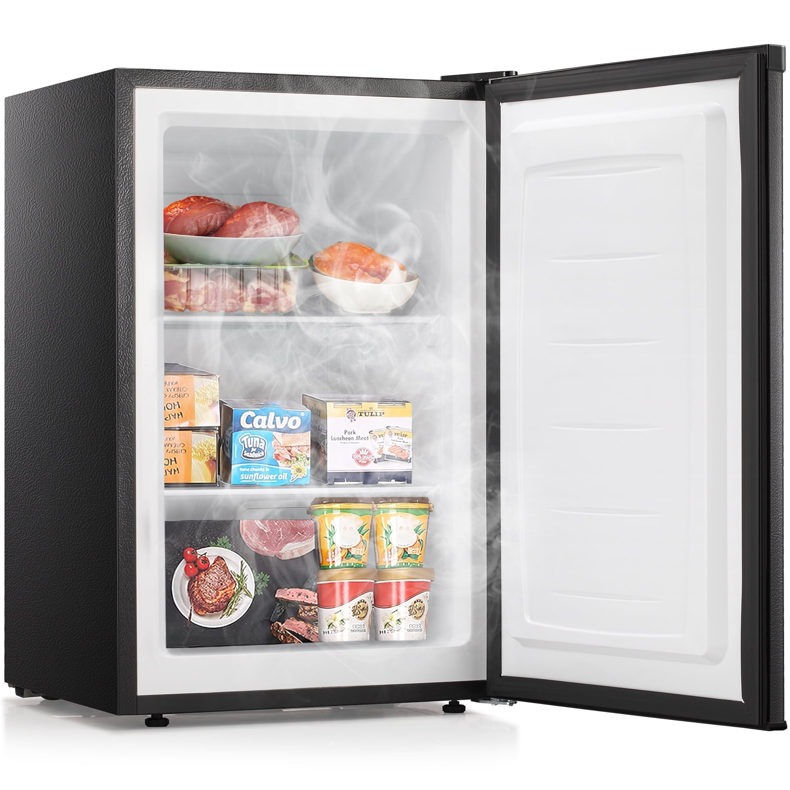 KISSAIR 3.0 Cu.ft Compact Freezer, Energy Saving, Single Door Upright ...