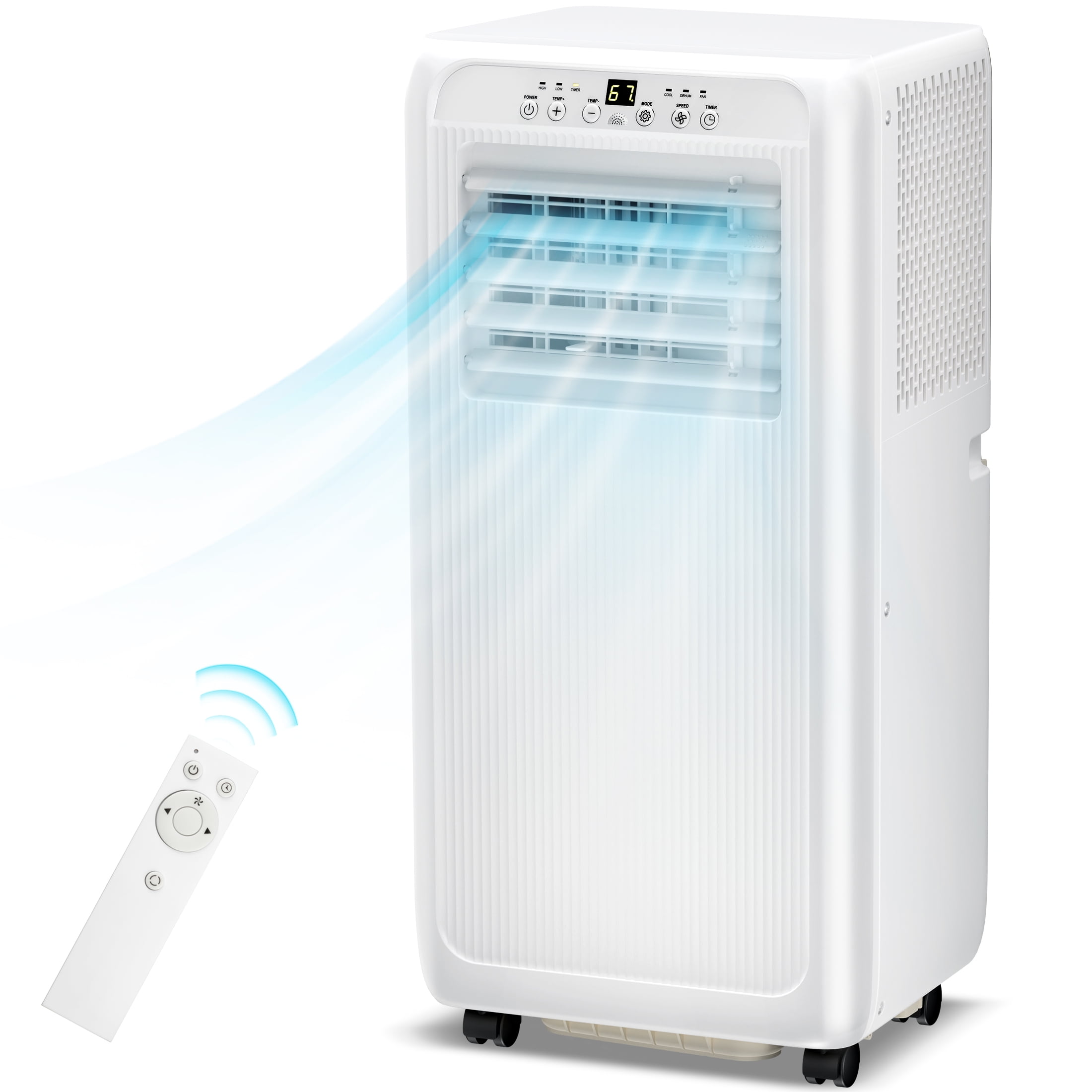 KISSAIR 5000BTU (8000 BTU ASHRAE) Portable Air Conditioner/Dehumidifier ...