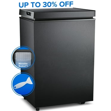 Frigidaire 5.0 Cu. ft. Chest Freezer, Black, EFRF5003-Black - Walmart.com