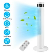 Mainstays 28" Tall, 3-Speed Oscillating Tower Fan, FZ10-19MW, New ...