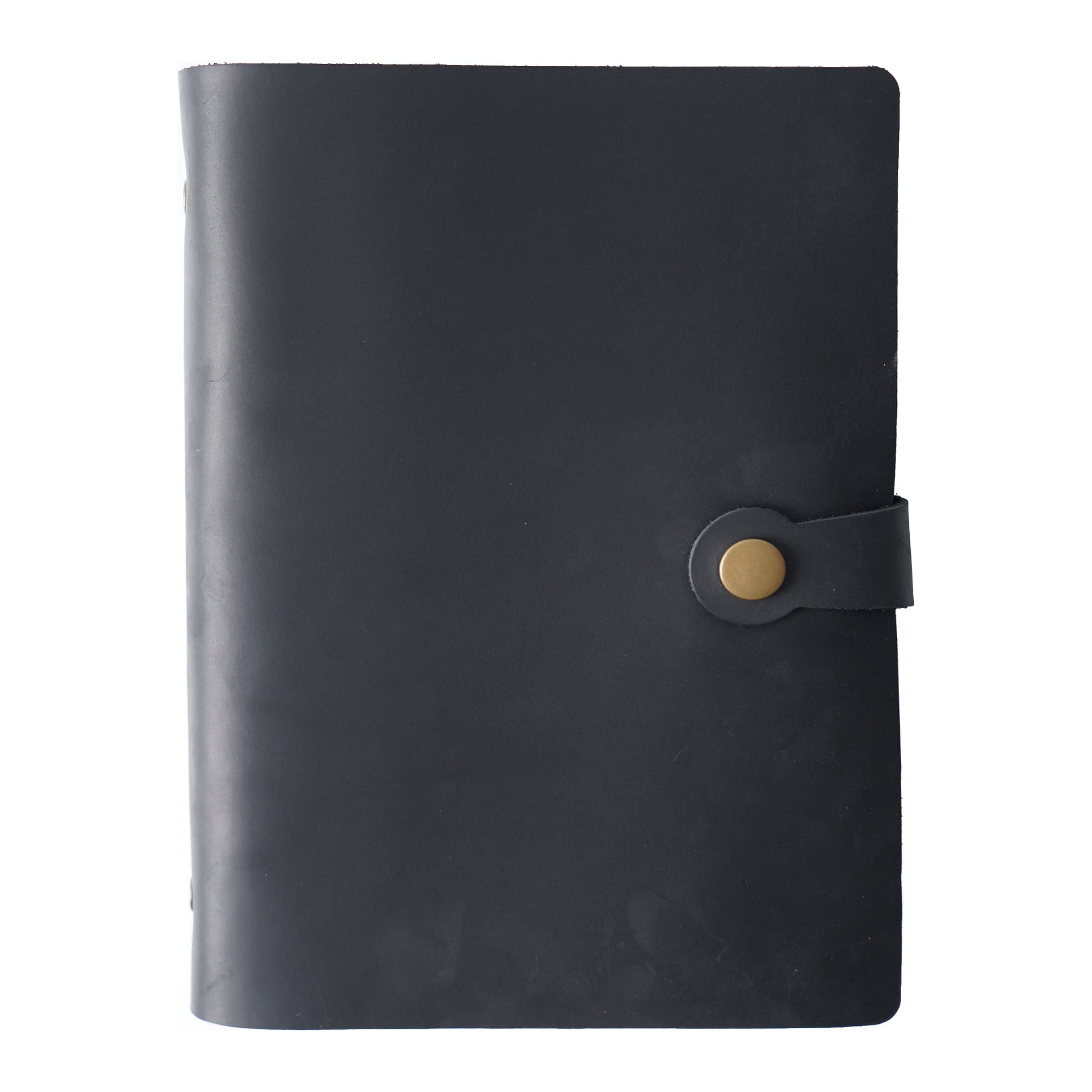 KISSKI·H Olvido Genuine Leather Binder Notebook, Refillable A5 Writing ...
