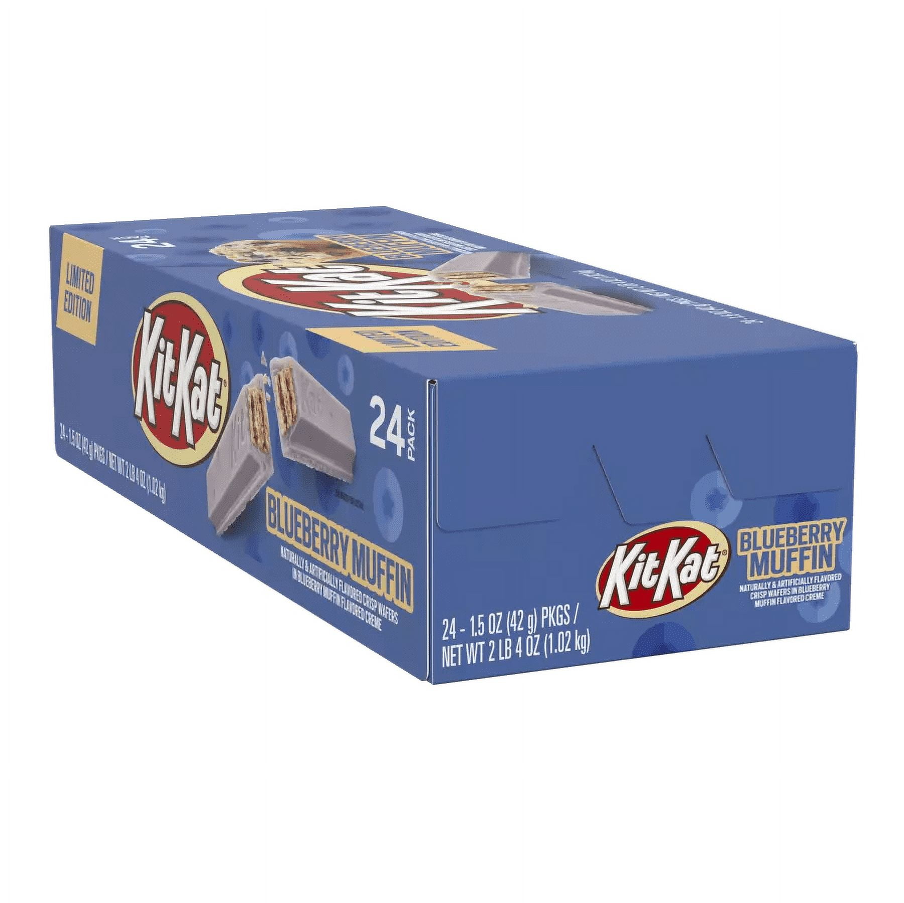 Kit Kat Birthday Special, Blueberry Muffin Flavored Creme Crunch Candy ...