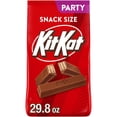 KIT KAT® Milk Chocolate Wafer Snack Size, Candy Party Pack, 29.8 oz ...