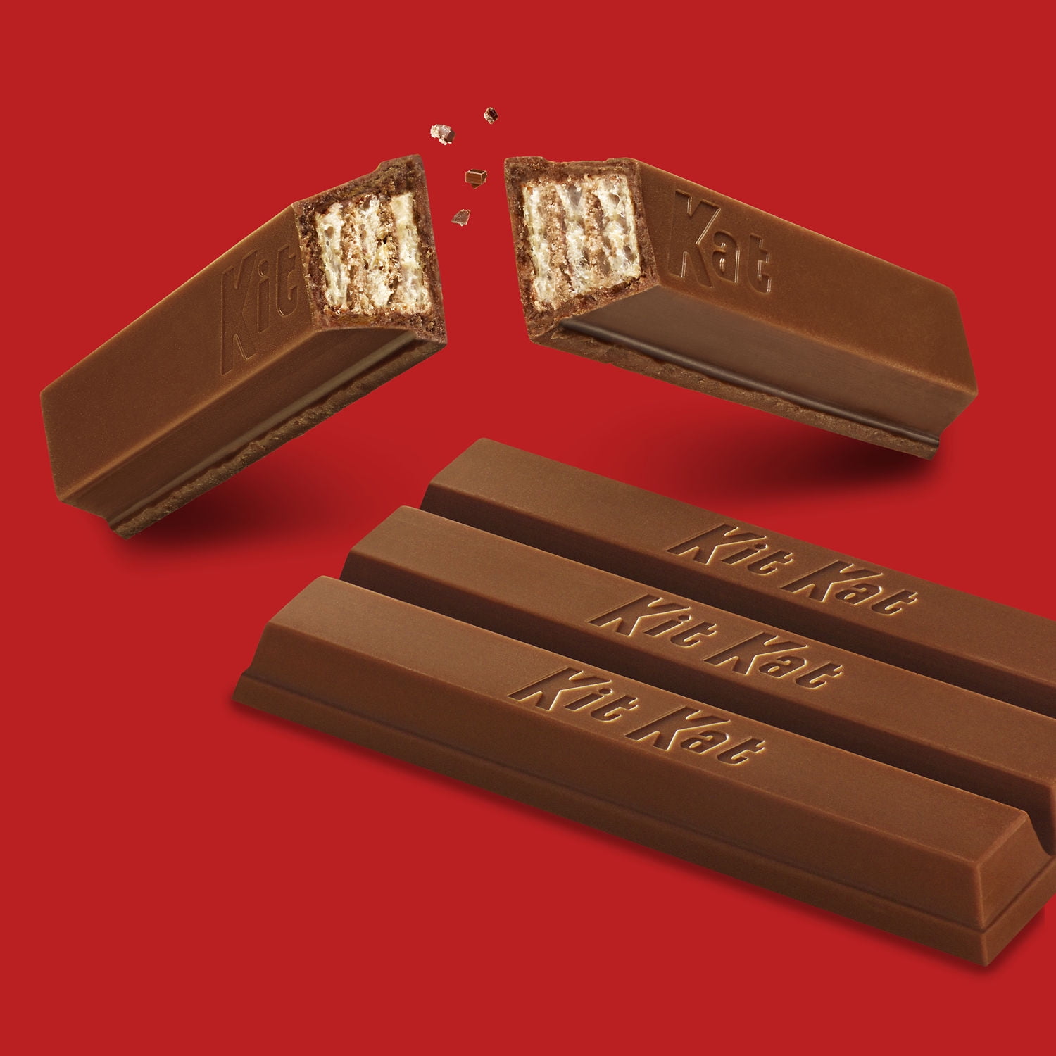 KIT KAT CRISP WAFERS IN MILK CHOCOLATE X-LARGE BAR - Walmart.com