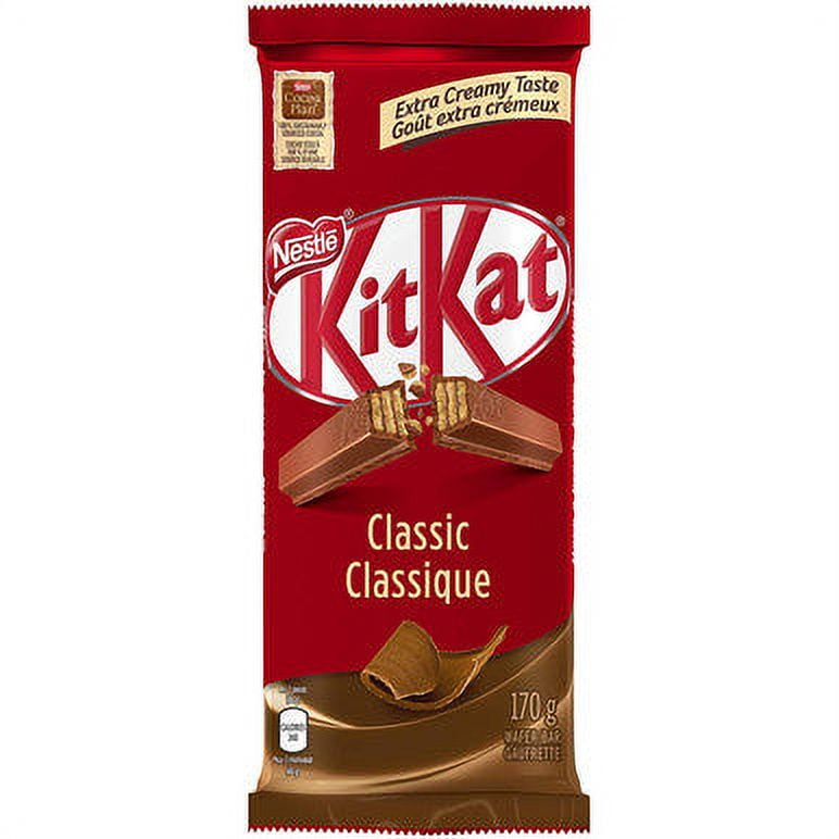KIT KAT Classic Milk Chocolate, 170g/6oz., Tablet, {Imported from ...