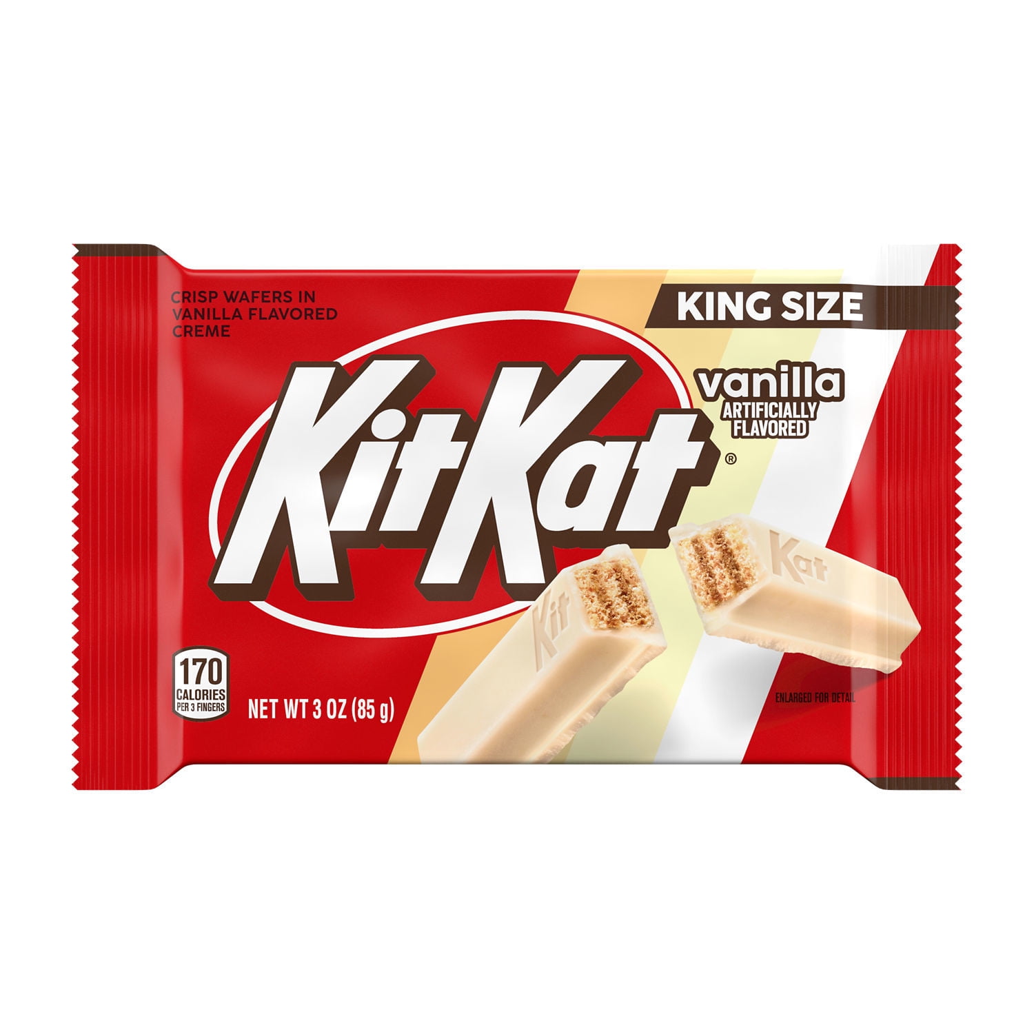 Kit Kat Vanilla Flavored Wafer King Size Candy, Bar 3 oz - Walmart.com