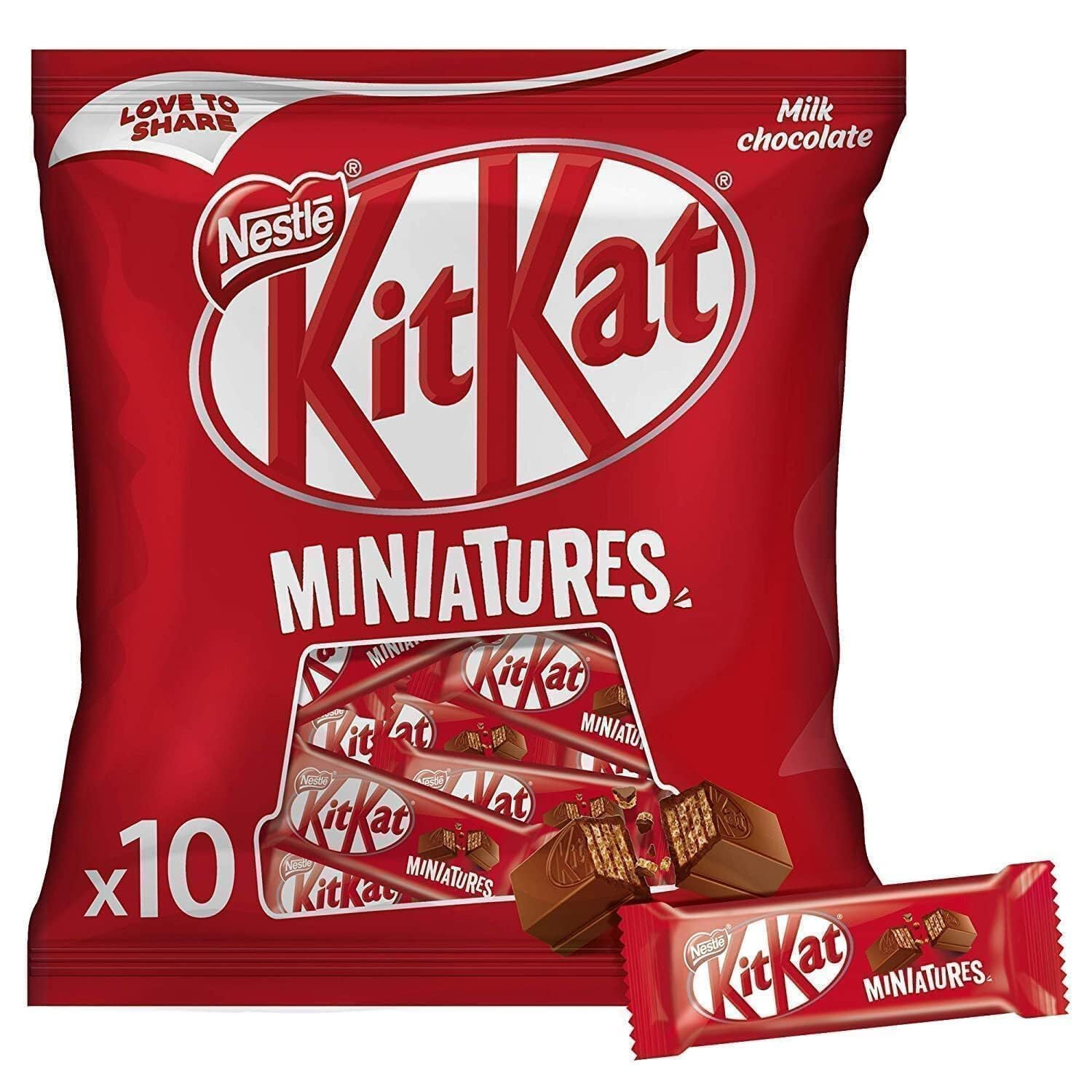 KIT KAT Crispy Wafer Finger Covered with Milk Chocolate, 110g - Walmart.com