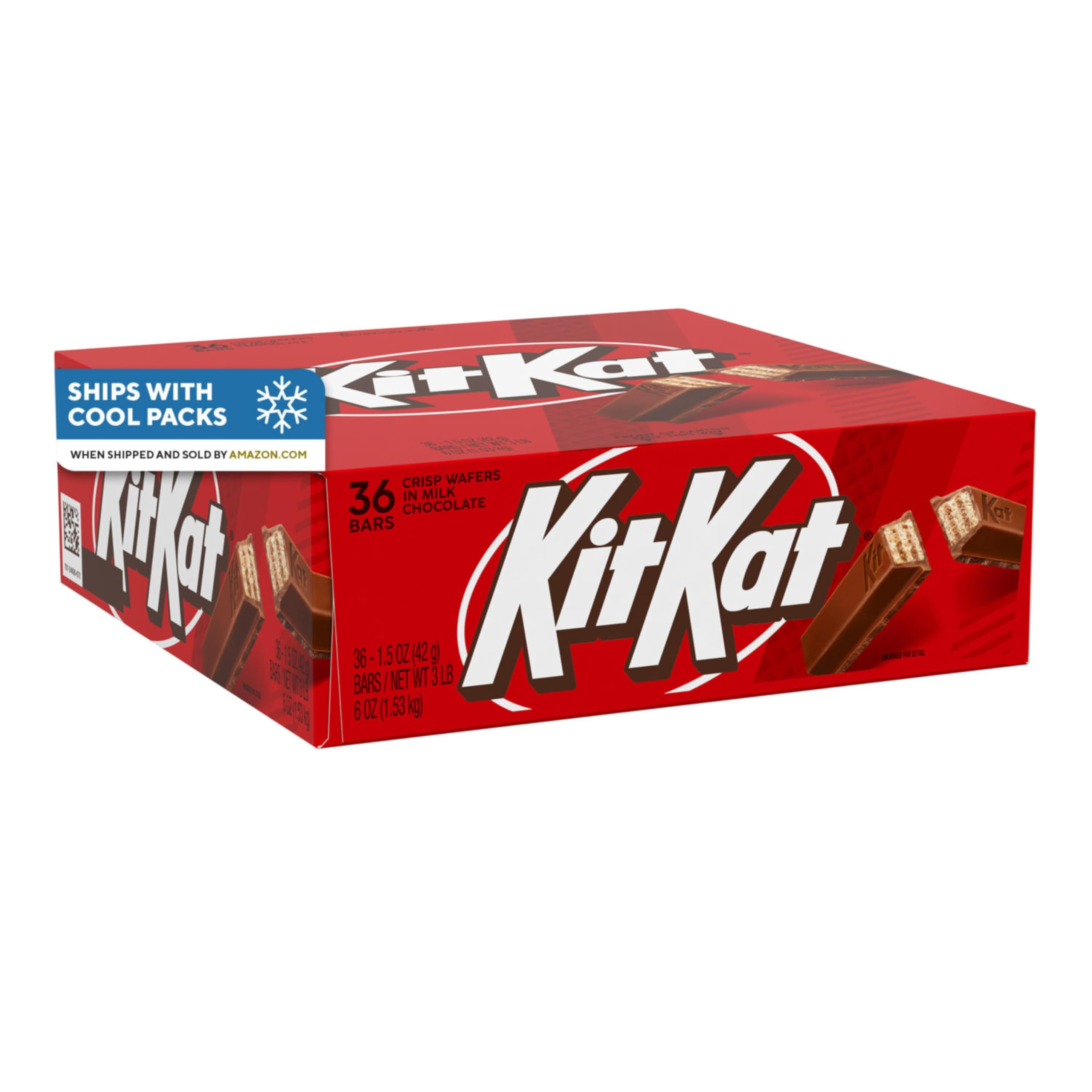 KIT KAT Milk Chocolate Wafer HYZ01 Candy Bars, 1.5 oz (36 Count ...