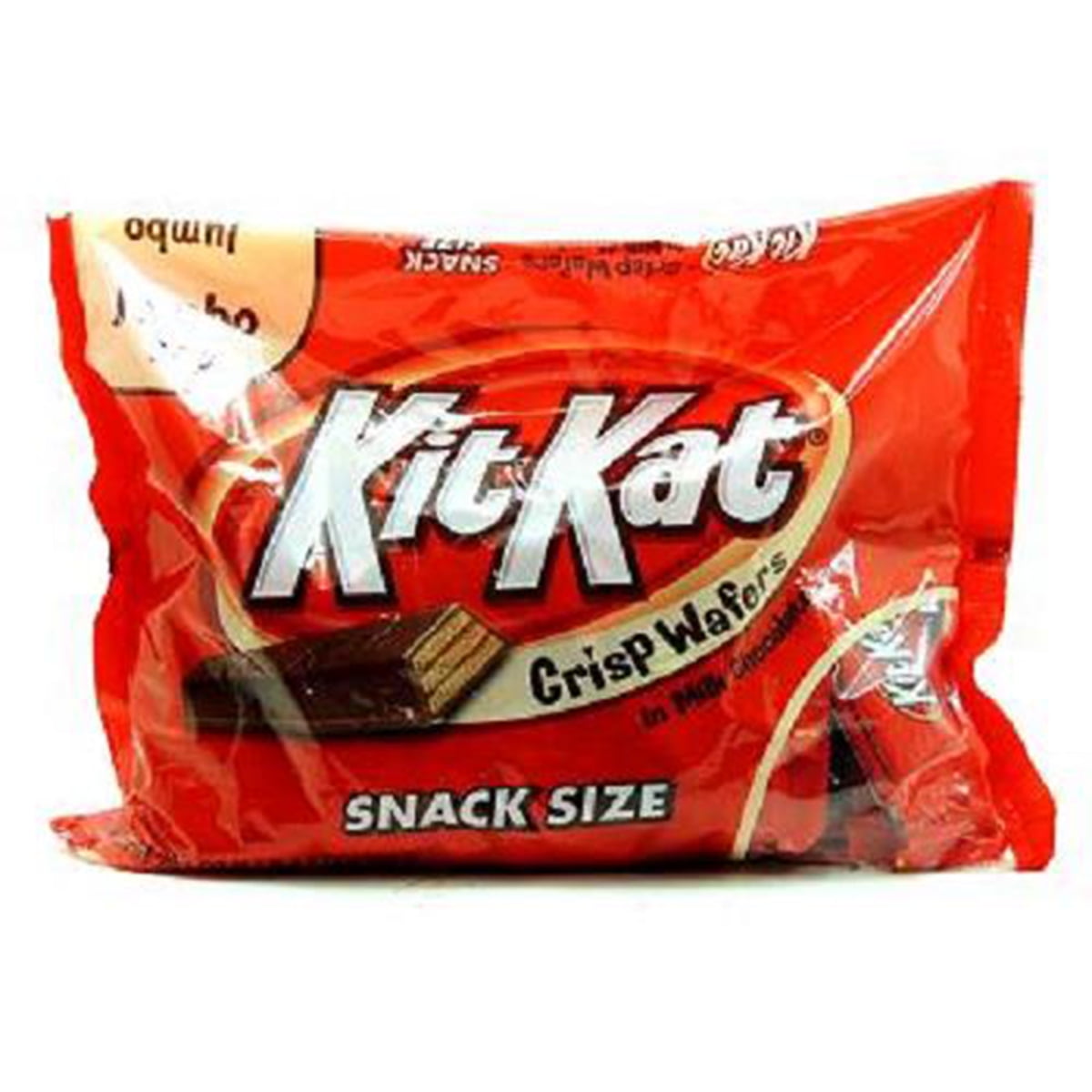 KIT KAT Candy Bars Wafer Snack Size Jumbo Bag (40 Pack) - Walmart.com