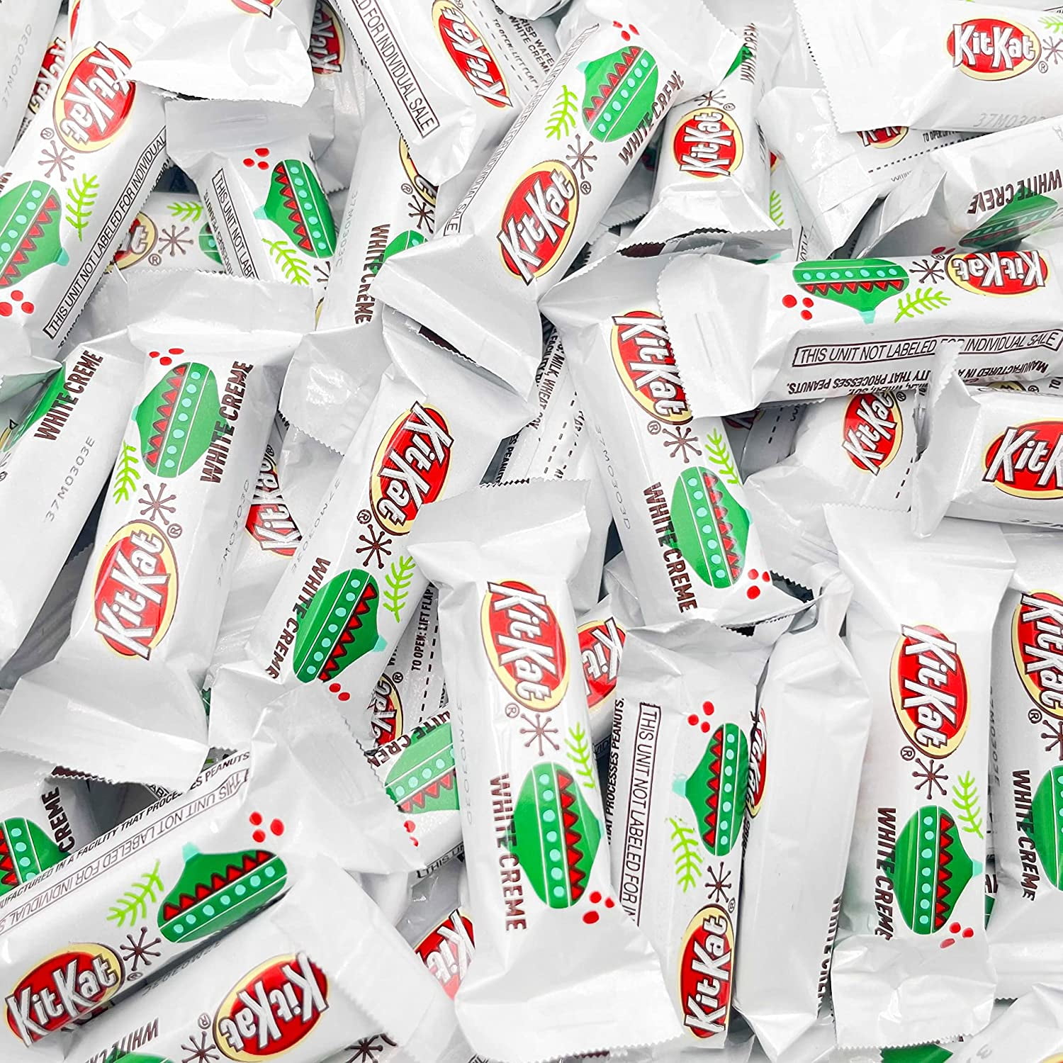 KIT KAT White Creme Crisp Wafers Candy Bar, Snack Size, Bulk Pack 2 ...