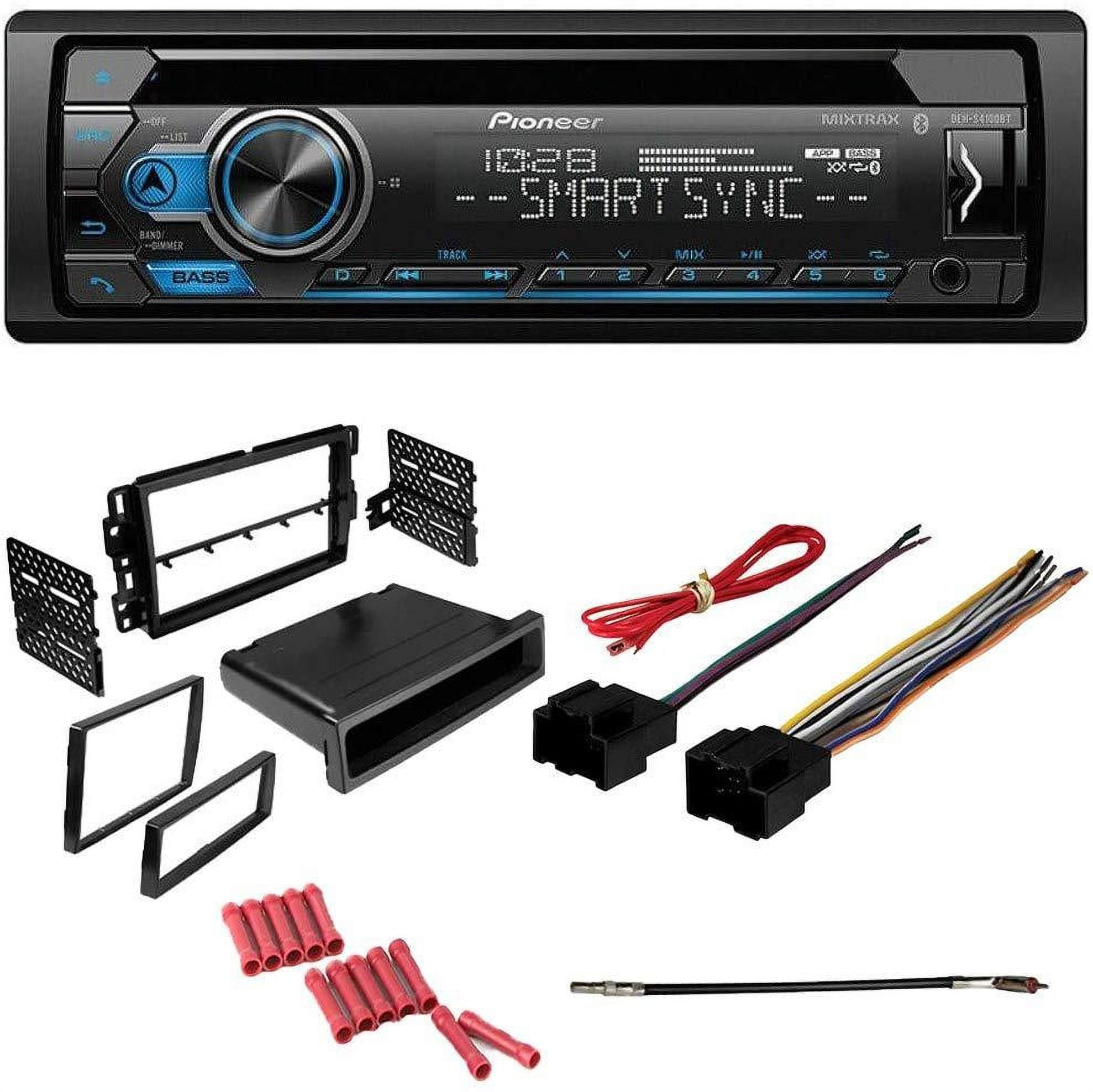 KIT2215 Bundle with Pioneer Bluetooth Car Stereo and complete Installation Kit for 1999-2000 ...