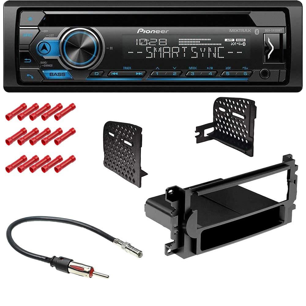 KIT339 Bundle: Pioneer DEH-S4220BT Bluetooth Car Stereo, CD Player Audio, Installation Kit for ...