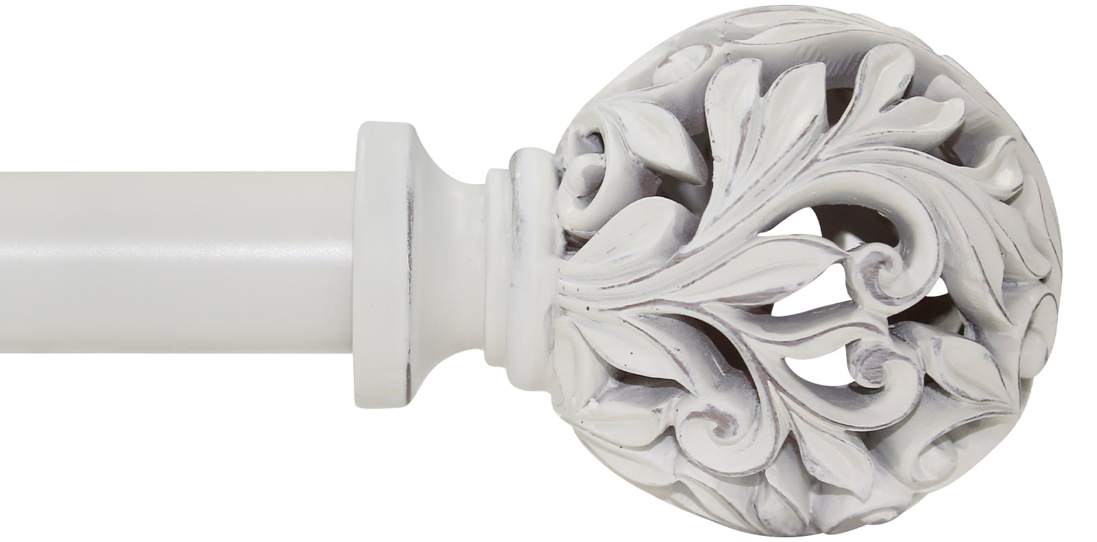 KITBONIS 36 to 88" Length Adjustable Curtain Rods (1.5-3.75 ft)1"Dia ...