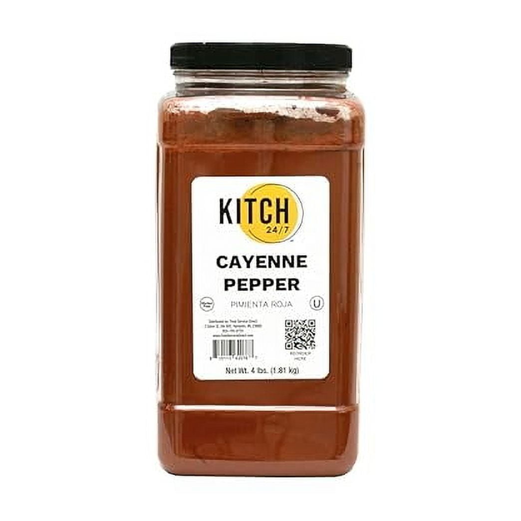 KITCH 24/7 Healthy Food Ground Red Cayenne Pepper Chili Flakes, 4 Pound ...