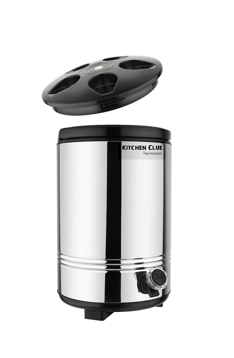 KITCHEN CLUE Stainless Steel Water Camper 10 Liter PUF Insulated ...