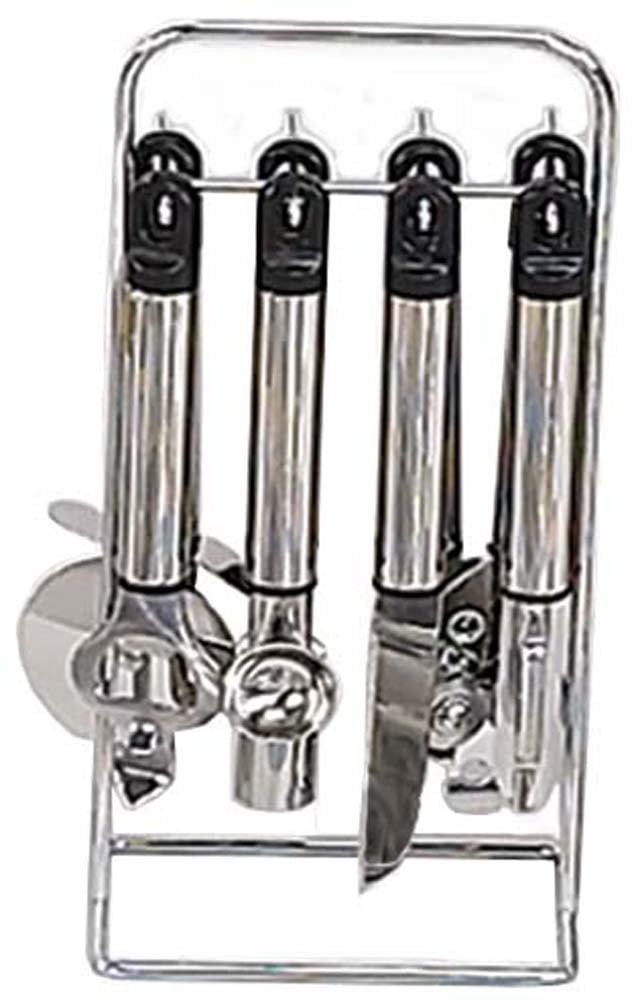 KITCHEN DIVA 8 Piece Stainless Steel Kitchen Utensils Set | Includes ...