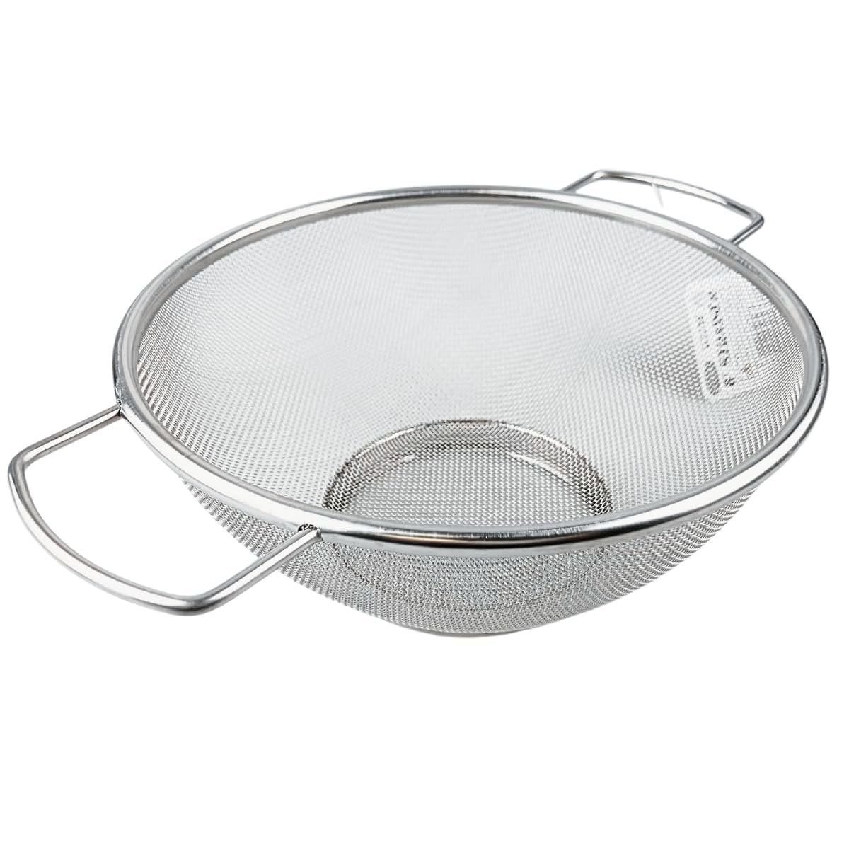 KITCHEN DIVA Fine Mesh Kitchen Strainer | Stainless Steel | 7" Top ...