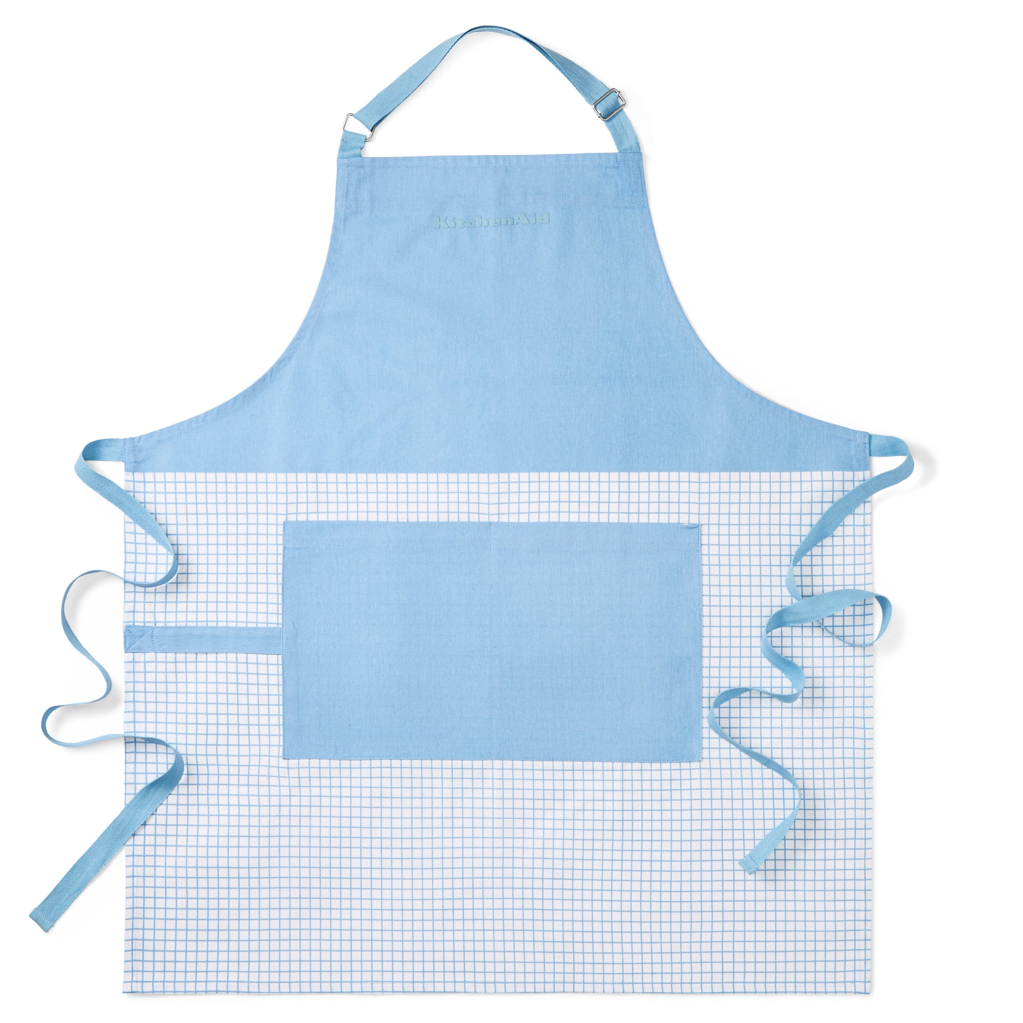 KITCHENAID Gourmet Series Gridlines Big Chef Apron, Water & Stain ...