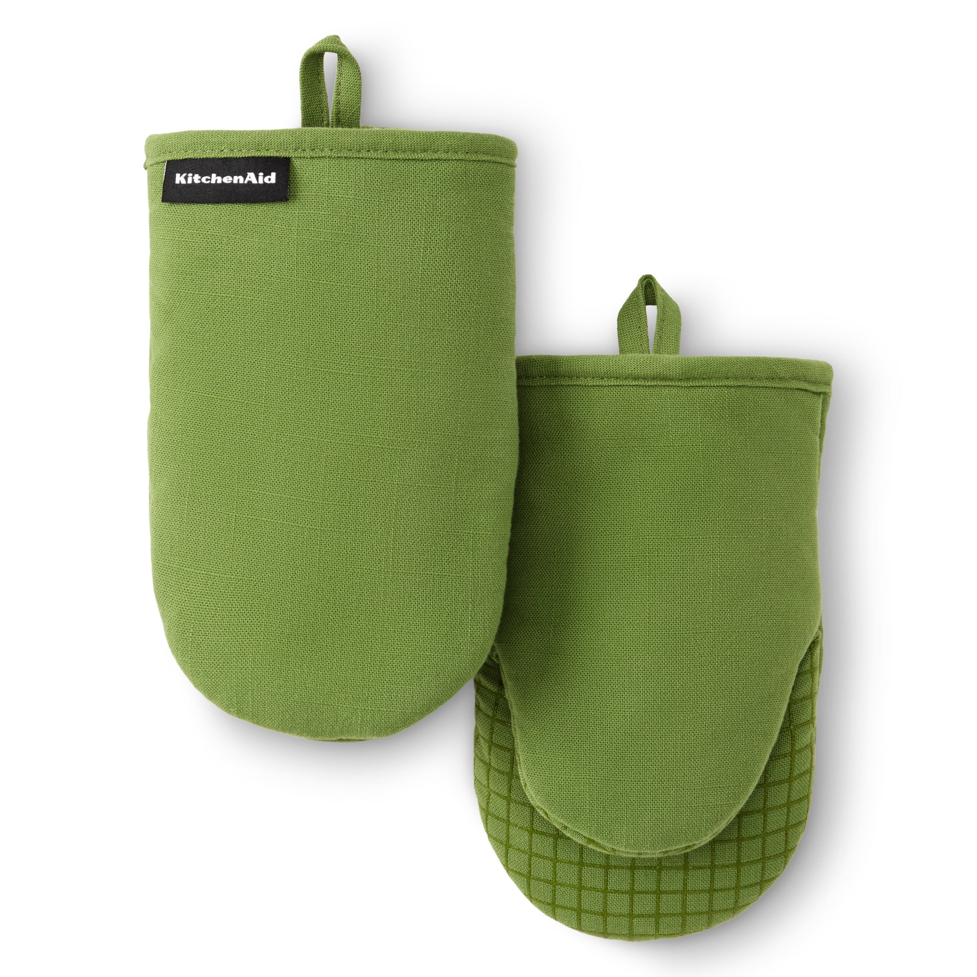 KITCHENAID Gourmet Series Gridlines Mini Oven Mitts 2-Pack Set, Heat ...