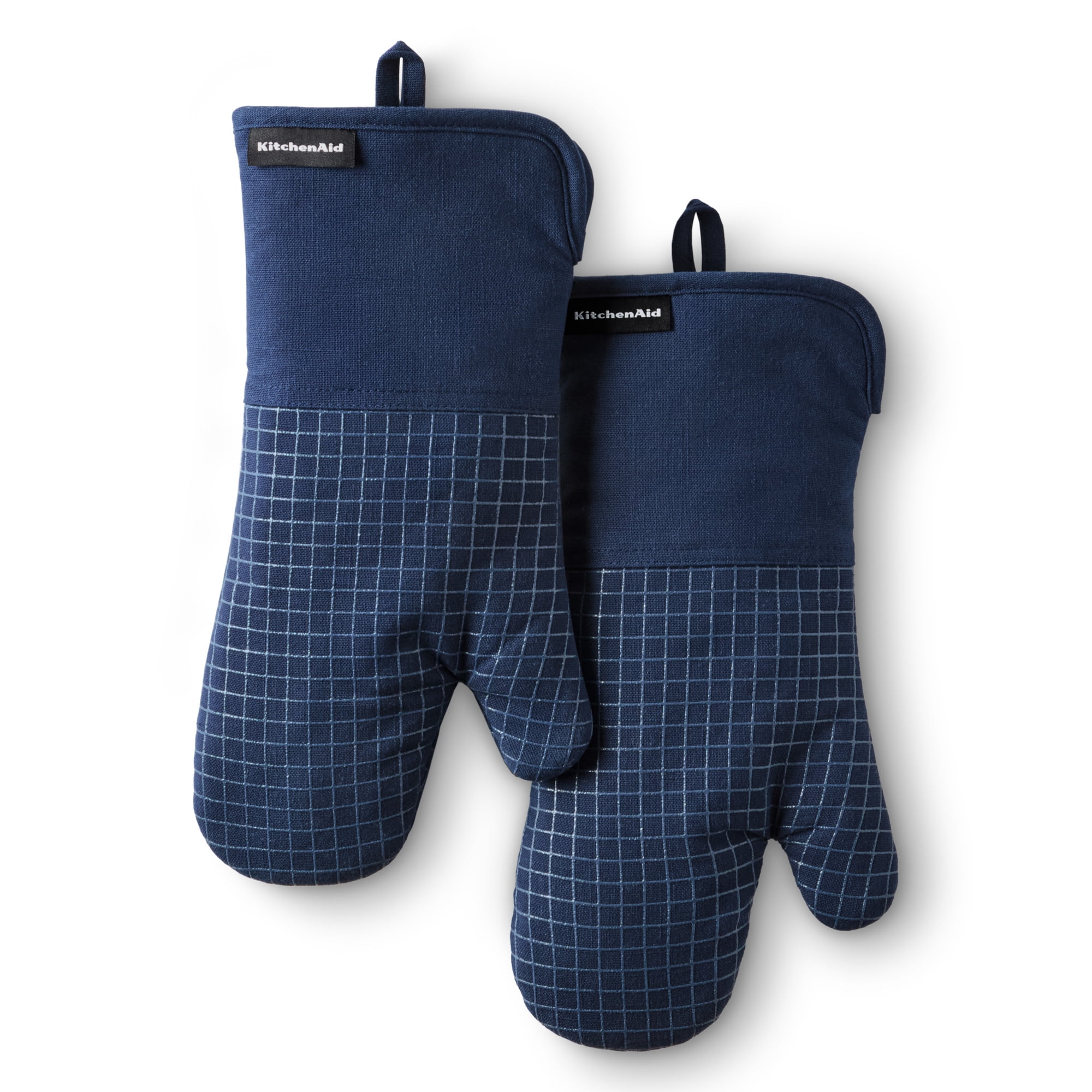 KITCHENAID Gourmet Series Gridlines Oven Mitts 2-Pack Set, Heat ...