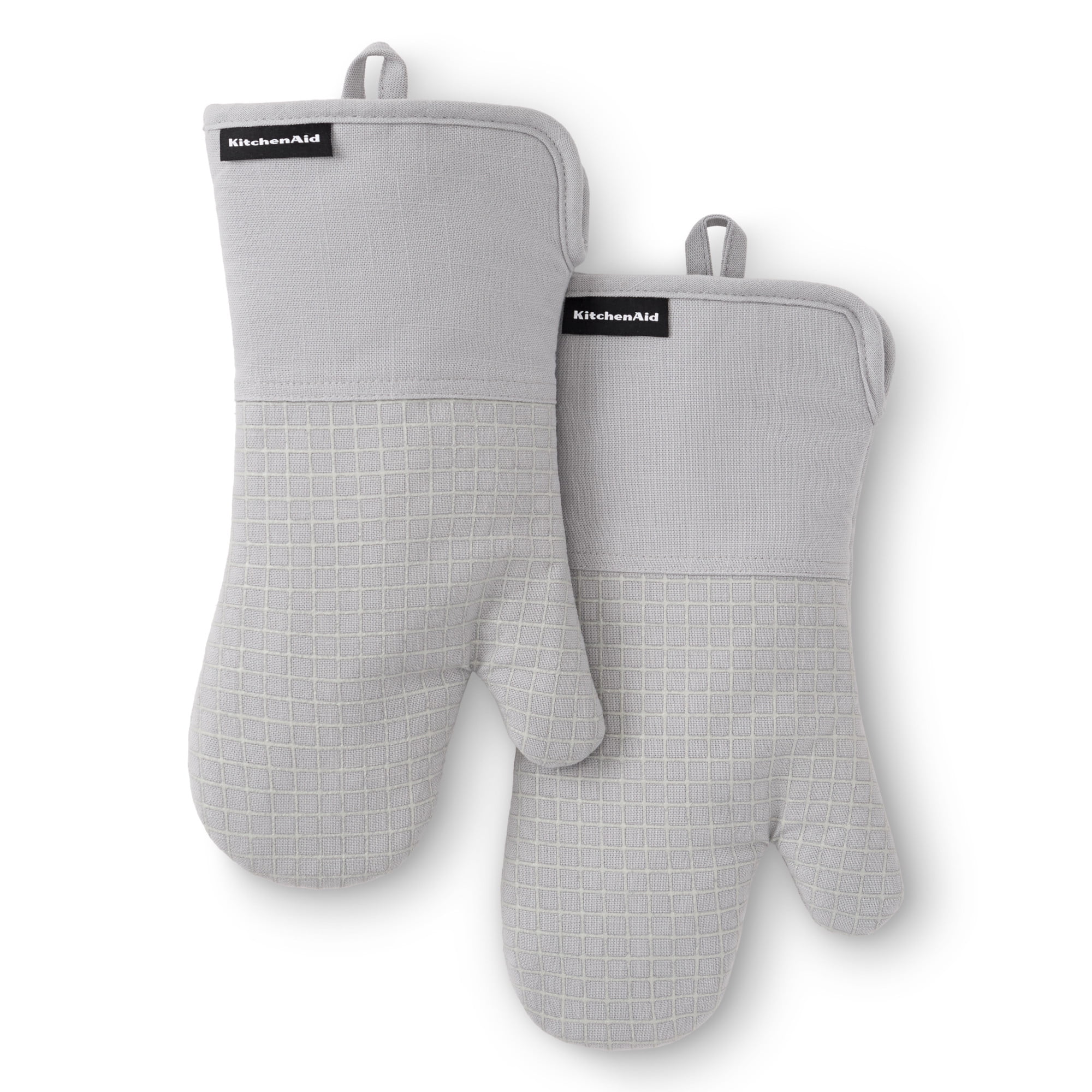 KITCHENAID Gourmet Series Gridlines Oven Mitts 2-Pack Set, Heat ...