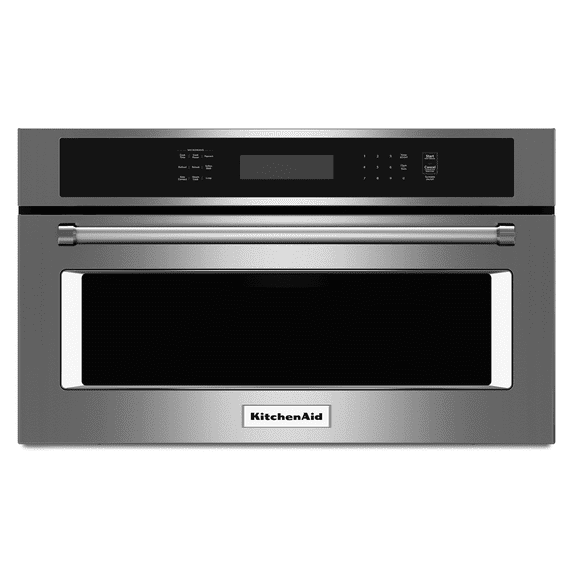 KitchenAid KMBP100ESS Multifunction Built-In Microwave Oven, Stainless ...